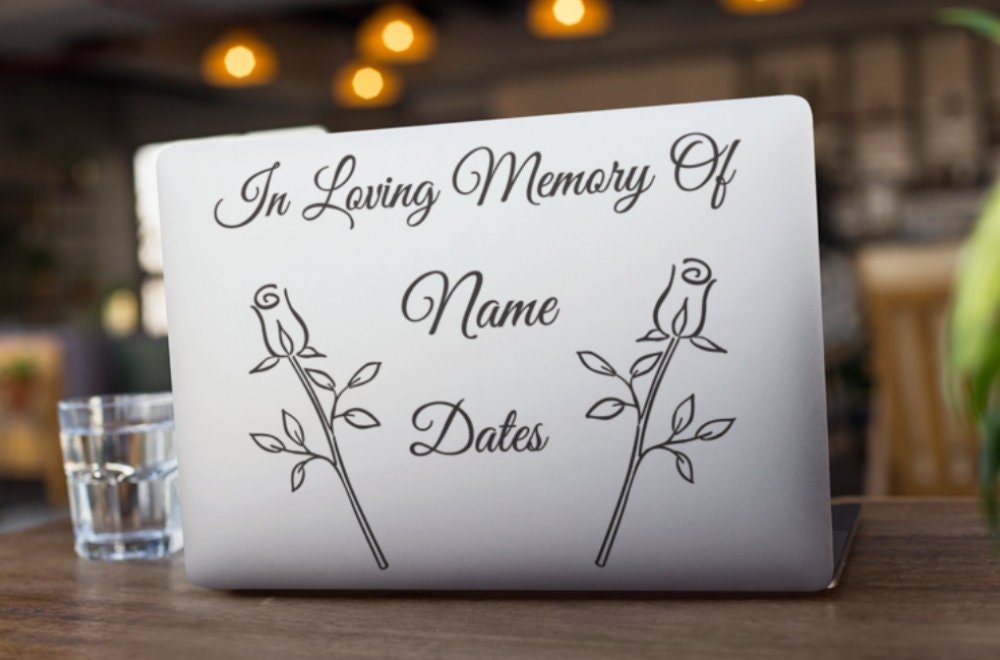 In Loving Memory Decal, Custom Memorial Decal, Car Decal, Truck Decal ...