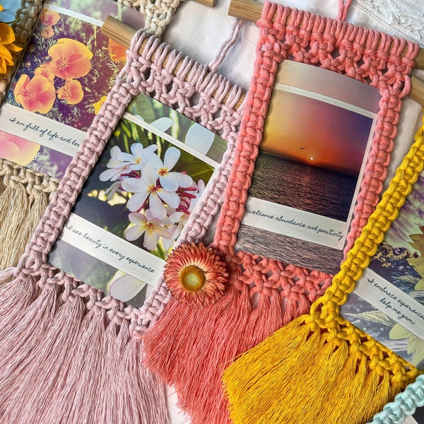 Macrame Frame - Etsy