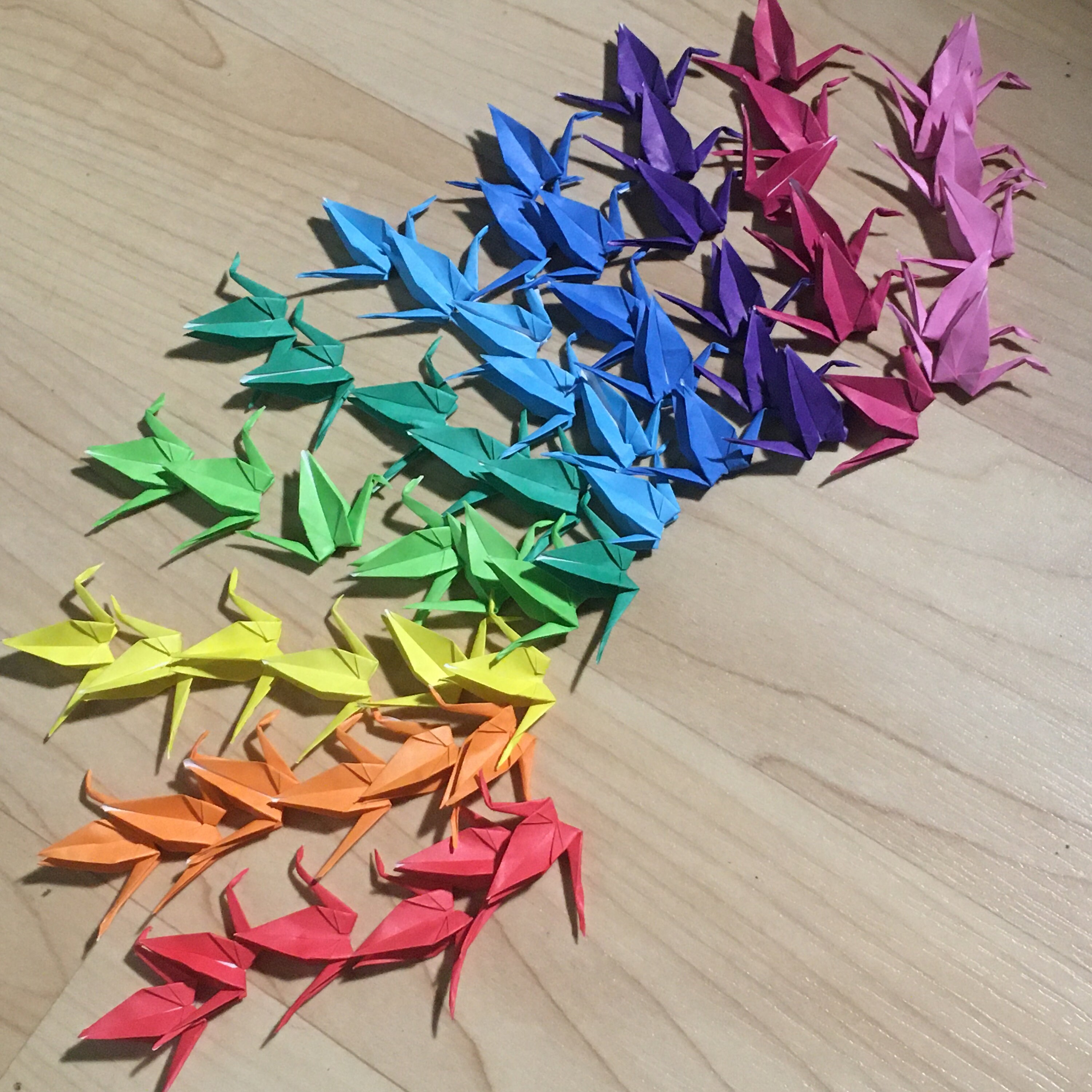 60 Tiny Origami Cranes to Celebrate LGBTQA Pride - Etsy
