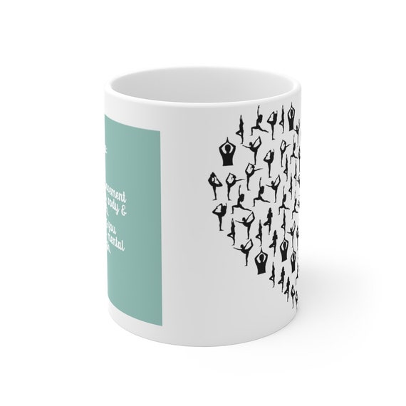 Home & Living Drinkware Mint love yoga Mug 11oz Kitchen & Dining etna.com.pe