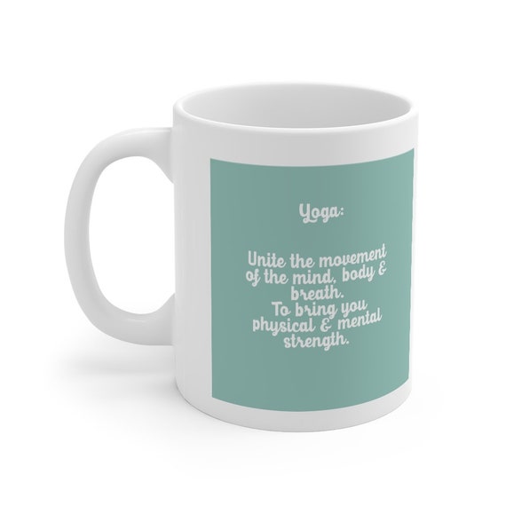 Home & Living Drinkware Mint love yoga Mug 11oz Kitchen & Dining etna.com.pe