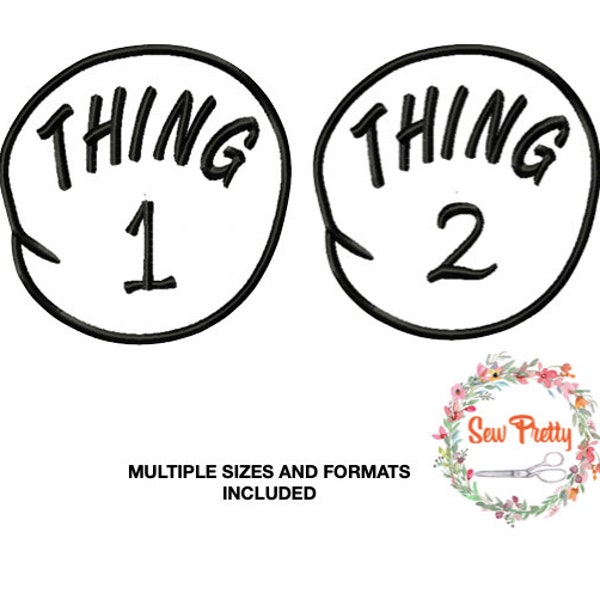 Thing 1 Thing 2 - Etsy
