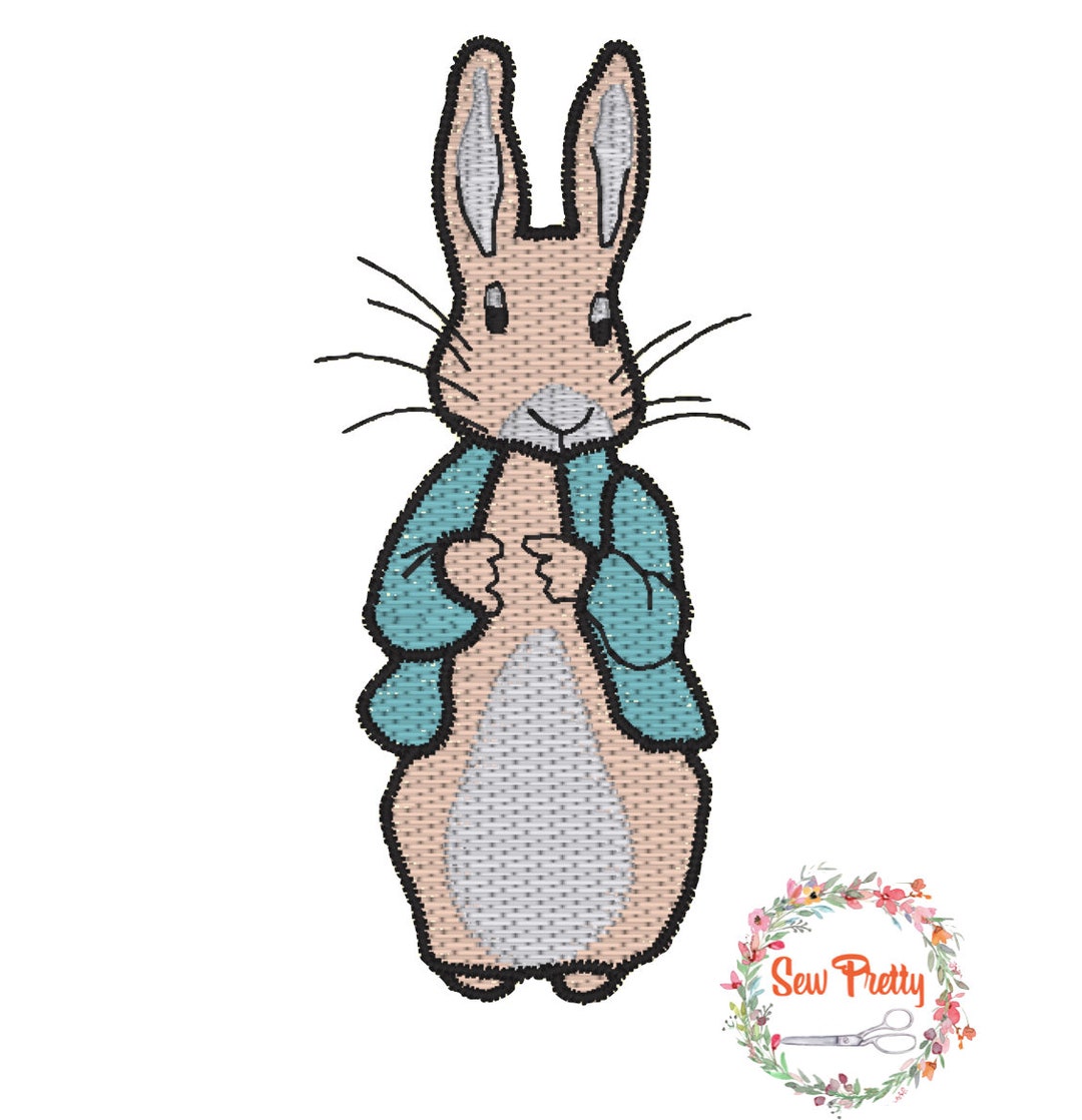 Peter Rabbit Machine Embroidery Pattern Design - Etsy UK