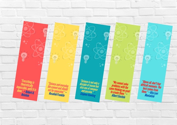 Science Bookmarks Printable