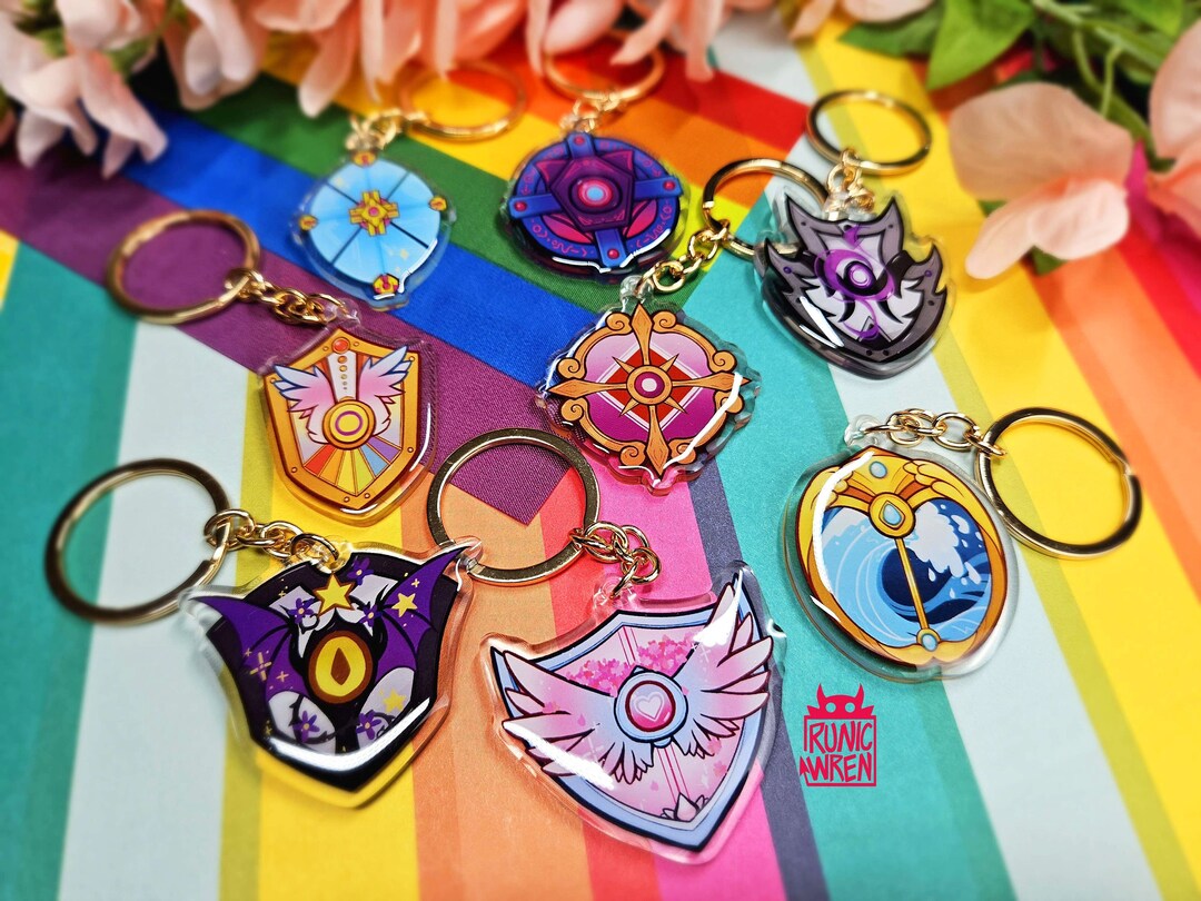 Pride Shield Keychains - Etsy