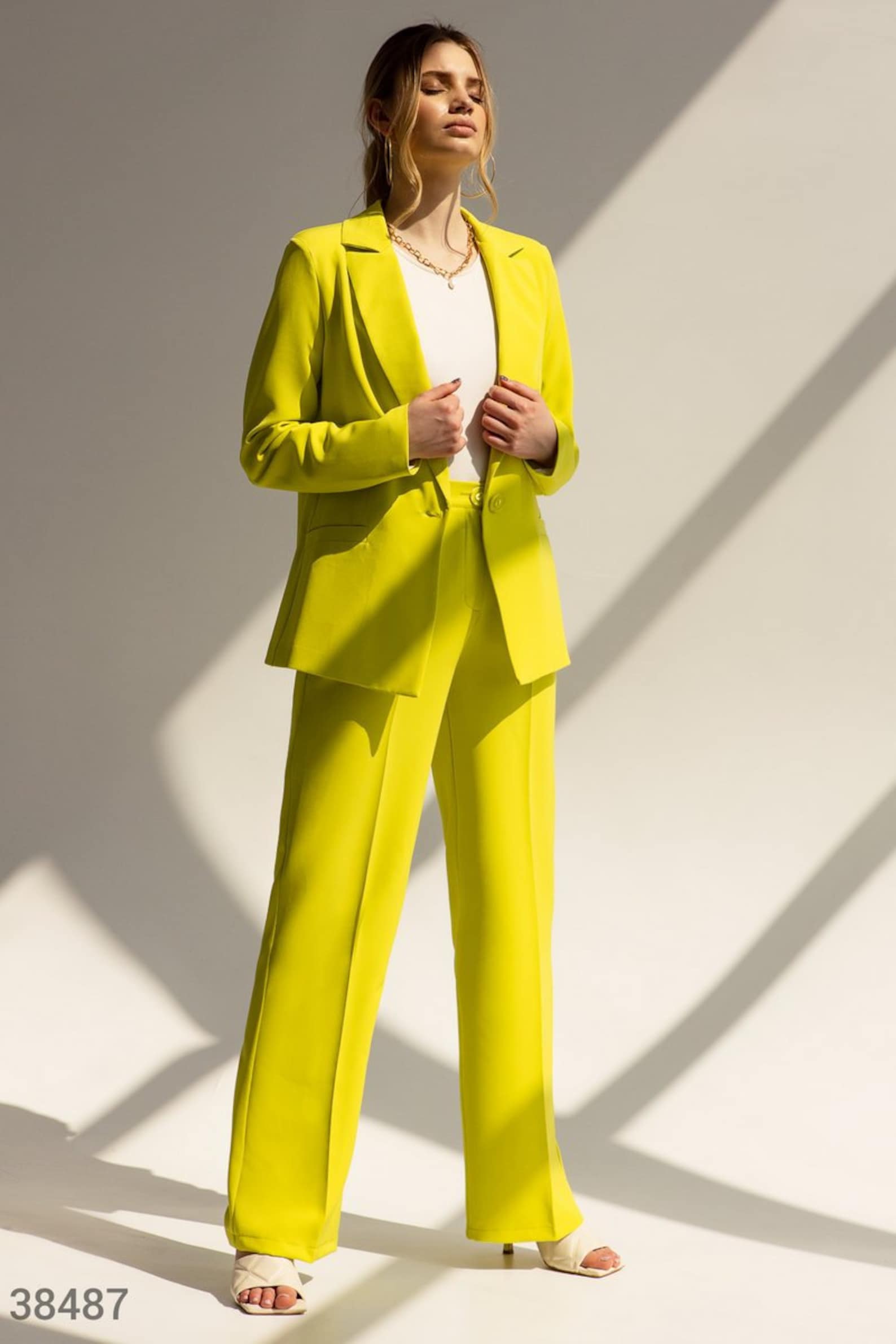 2-delige Blazer Broekpak voor Vrouwen Broekpak Set voor | Etsy