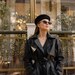 Black Faux Leather Trench Coat for Women, Classic Black Faux Leather ...
