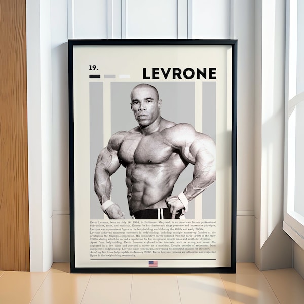 Kevin Levrone Poster - Etsy