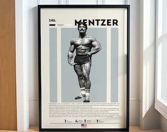 Dorian Yates Poster, Bodybuilding Poster, Gym Posters, Motivational ...