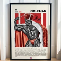 Bodybuilding Vintage Posters 4 - Art Print Poster Painting - Giclee ...