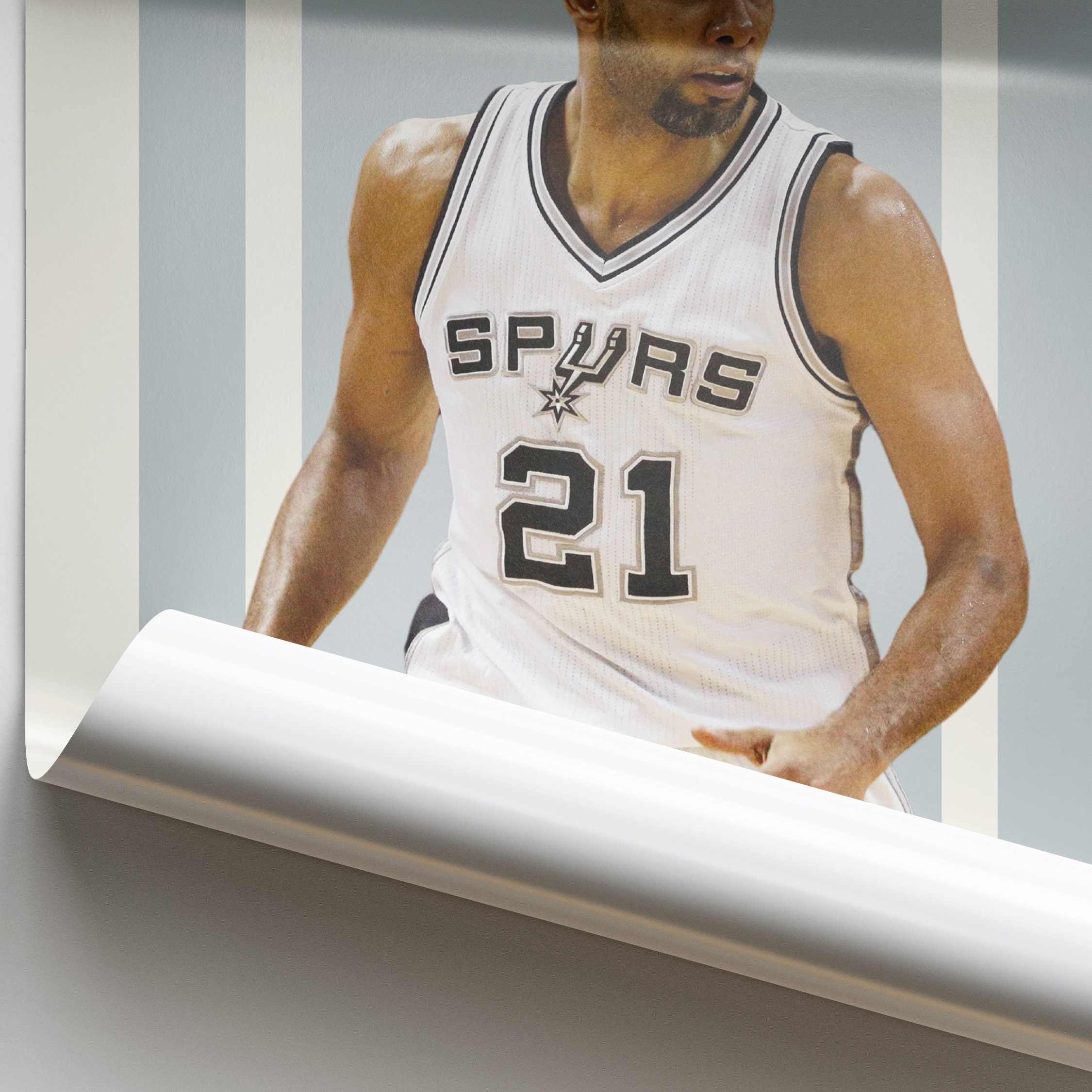 Tim Duncan Poster, Basketball Poster, San Antonio Spurs Poster ...