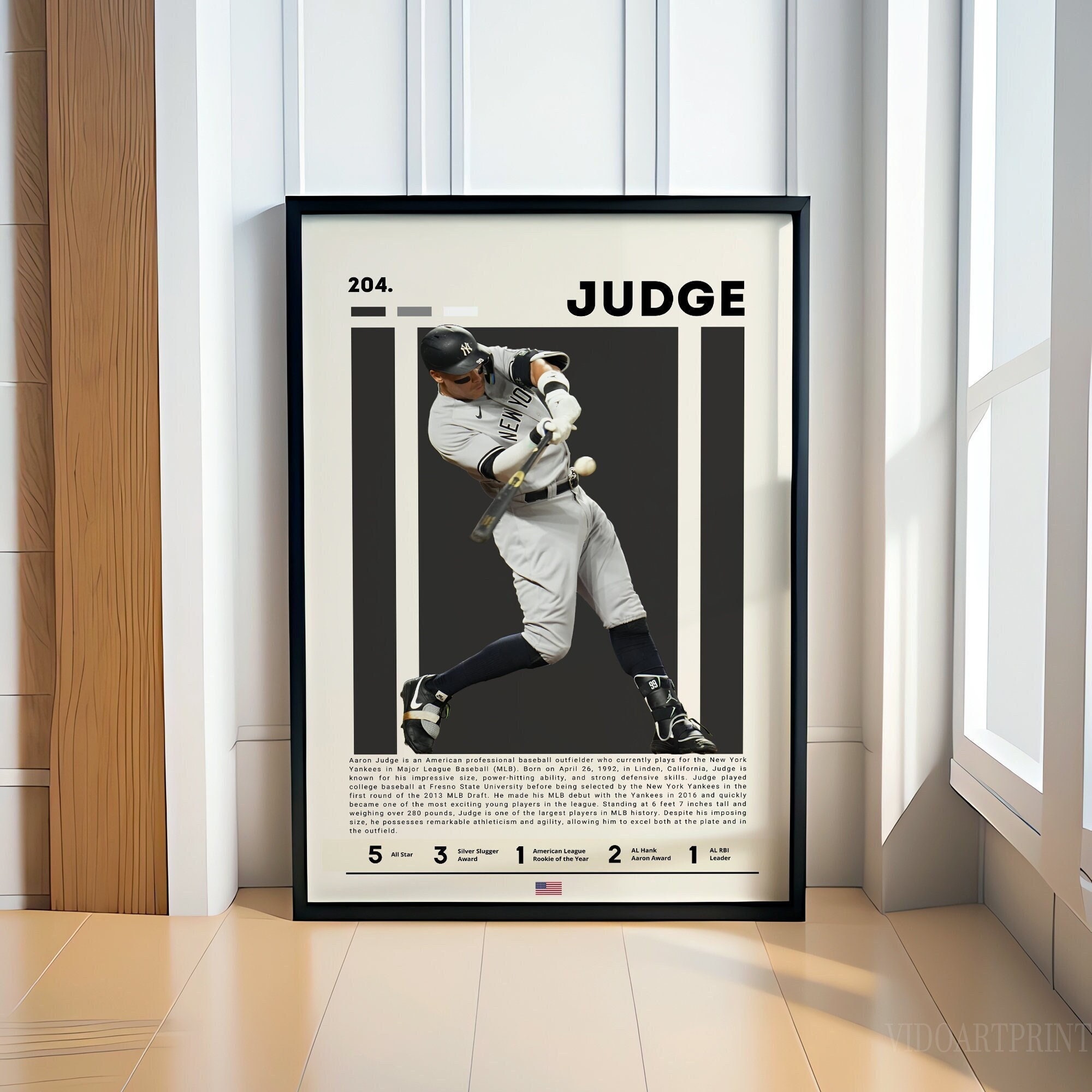Aaron Judge Poster, Baseball Poster, Sports Poster, Motivational Poster ...
