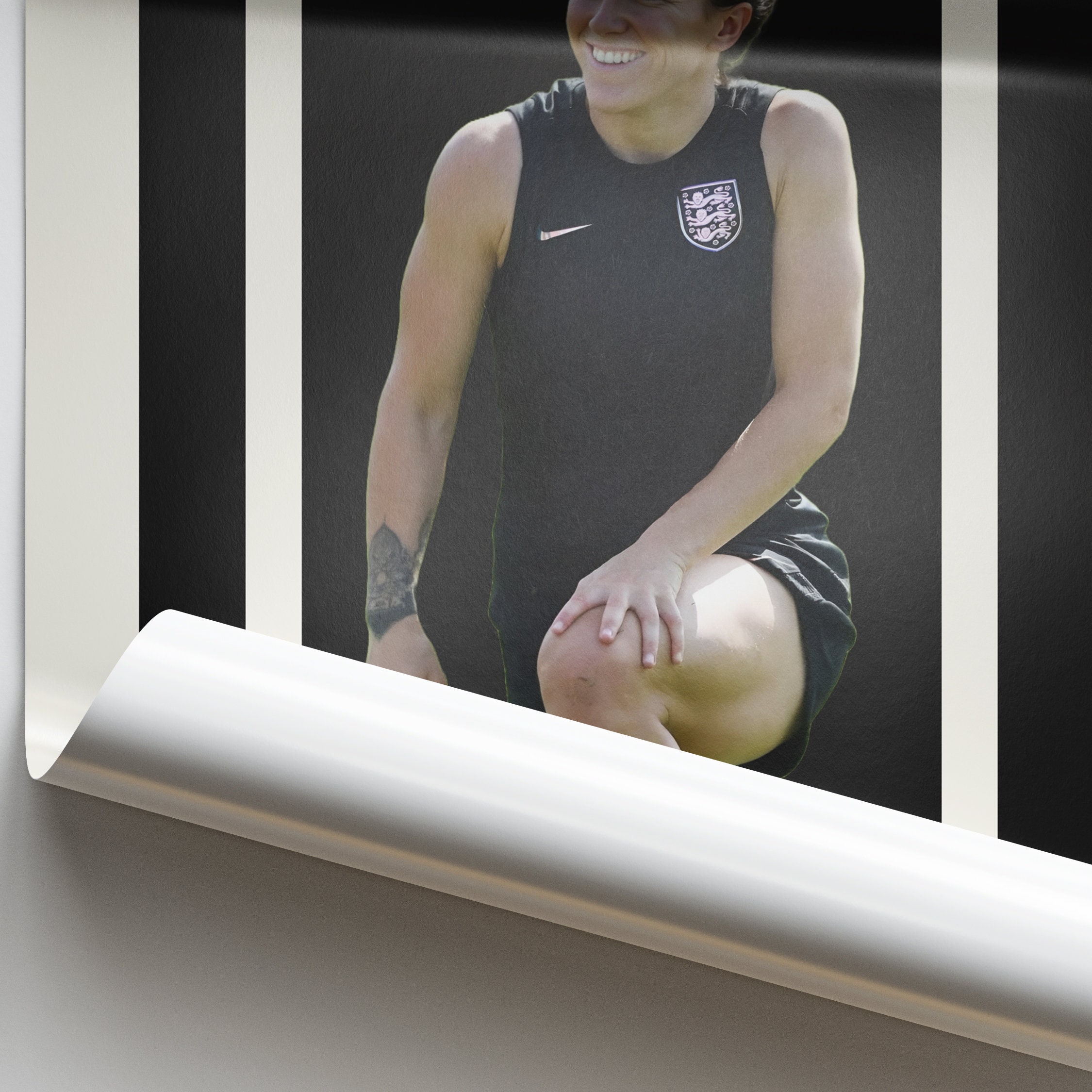Lucy Bronze Poster, Digital Soccer Poster, Sports Poster, Motivational ...