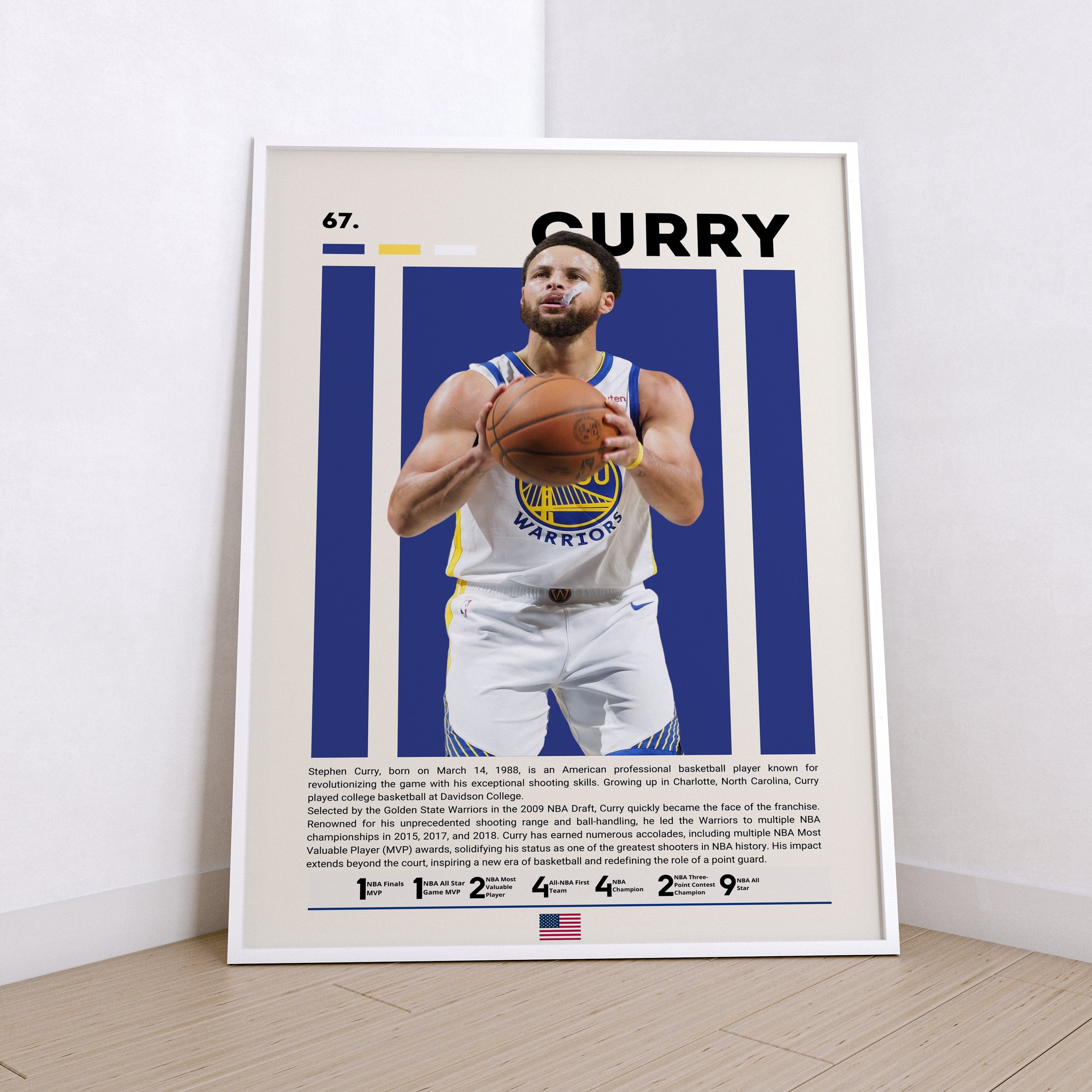 Stephen Curry Poster Basketball Poster Sports Poster - Etsy