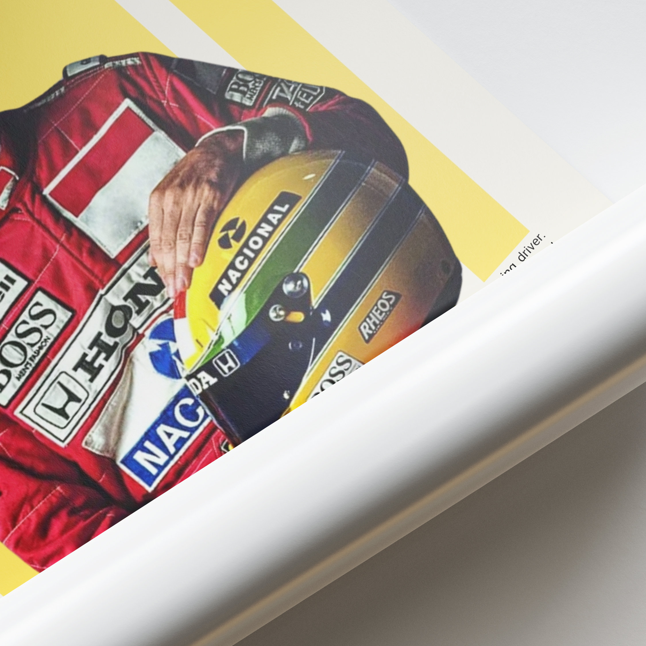 Ayrton Senna Poster, Formula One Poster, F1 Racing Poster, Car Poster ...