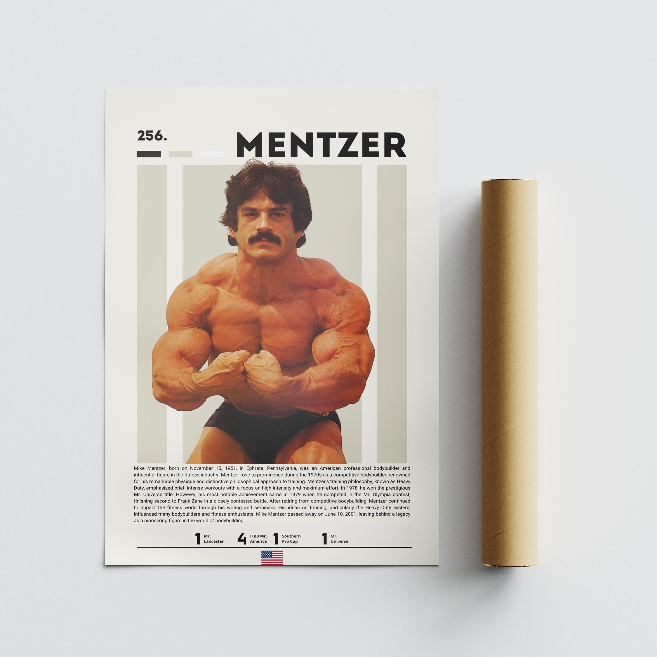 Mike Mentzer Poster, Bodybuilding Poster, Gym Posters, Motivational ...