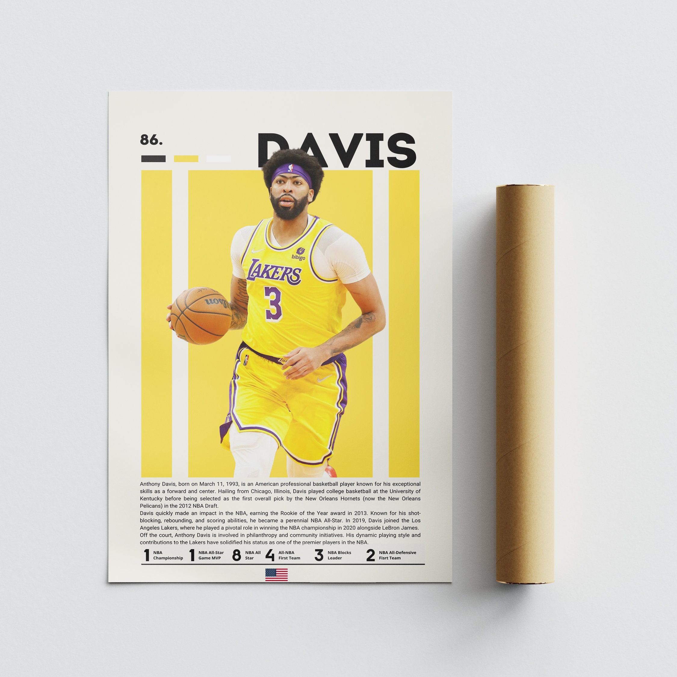 Anthony Davis Poster Basketball Poster Sports Poster - Etsy