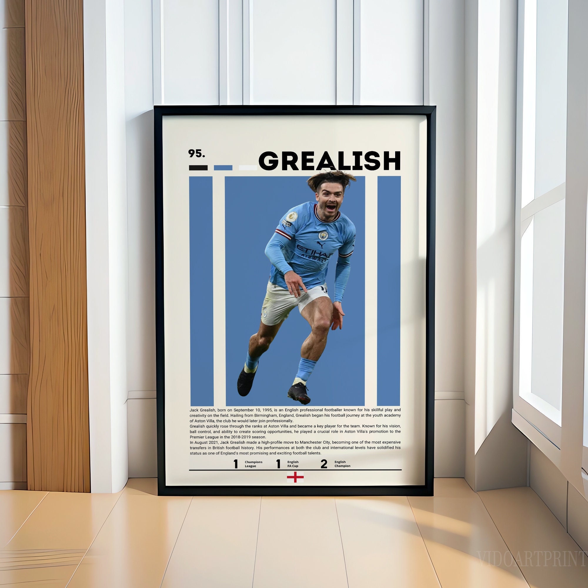 Jack Grealish Poster Soccer Poster Sports Poster - Etsy
