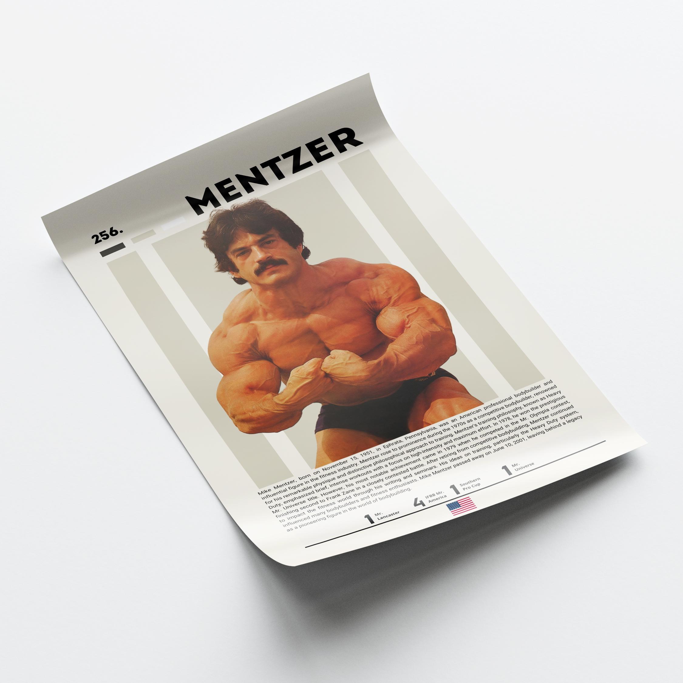 Mike Mentzer Poster, Bodybuilding Poster, Gym Posters, Motivational ...