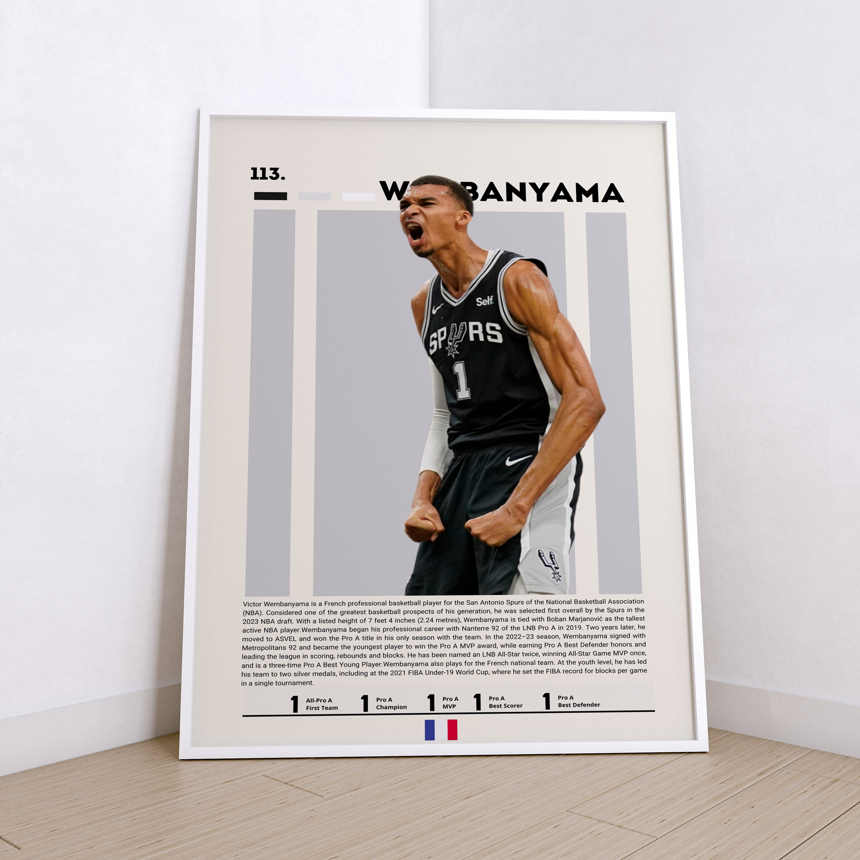 Victor Wembanyama Poster, Basketball Poster, San Antonio Spurs Poster ...