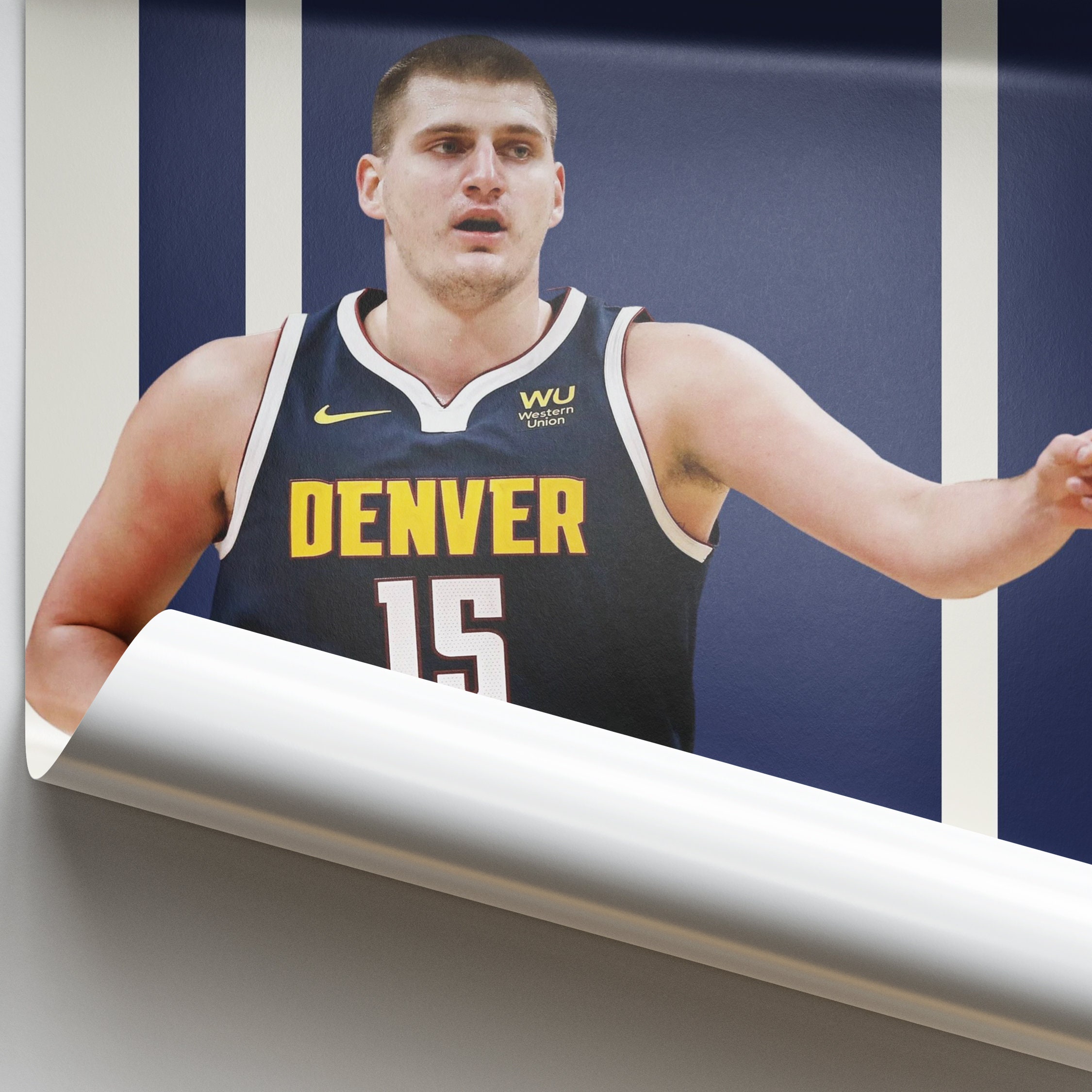 Nikola Jokic Poster, Basketball Poster, Denver Nuggets Poster ...