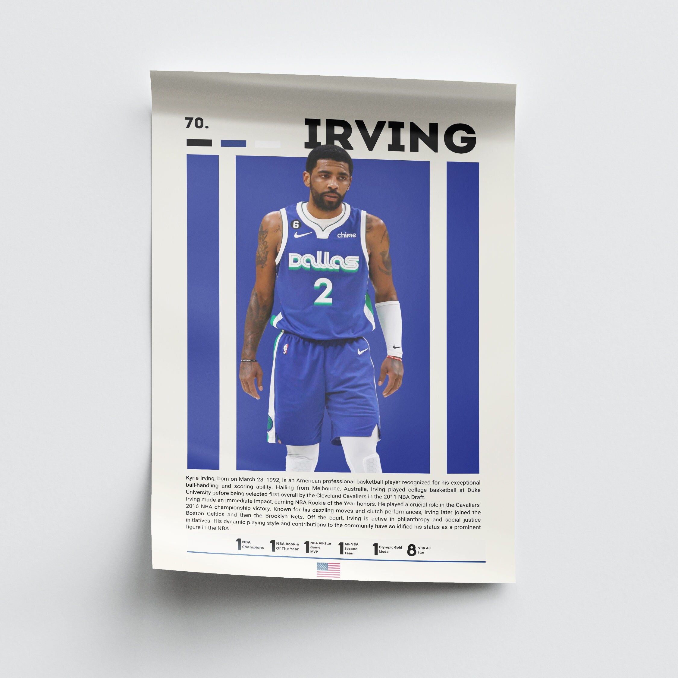 Kyrie Irving Poster Basketball Poster Sports Poster - Etsy