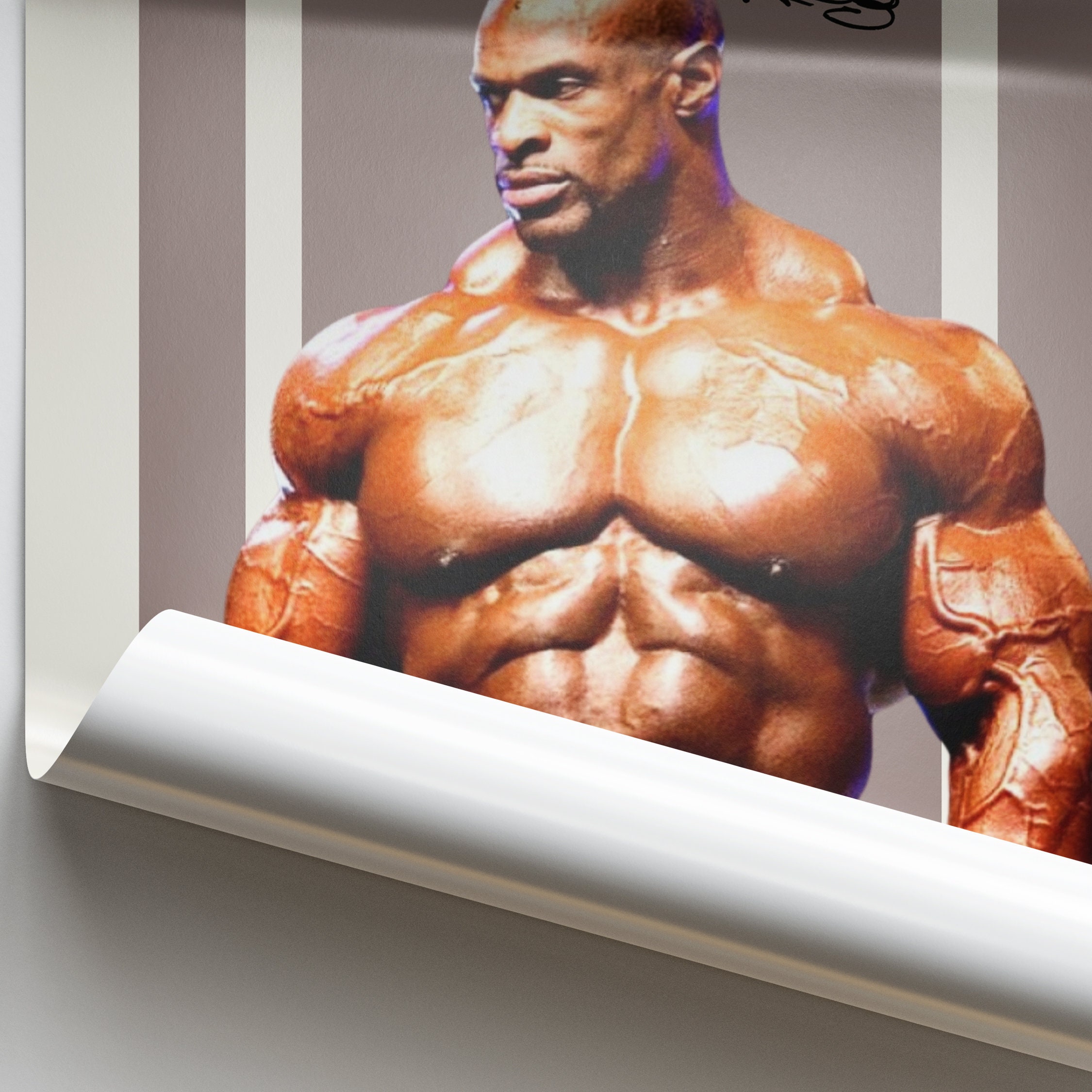Ronnie Coleman Poster, Digital Bodybuilding Poster, Sports Poster ...