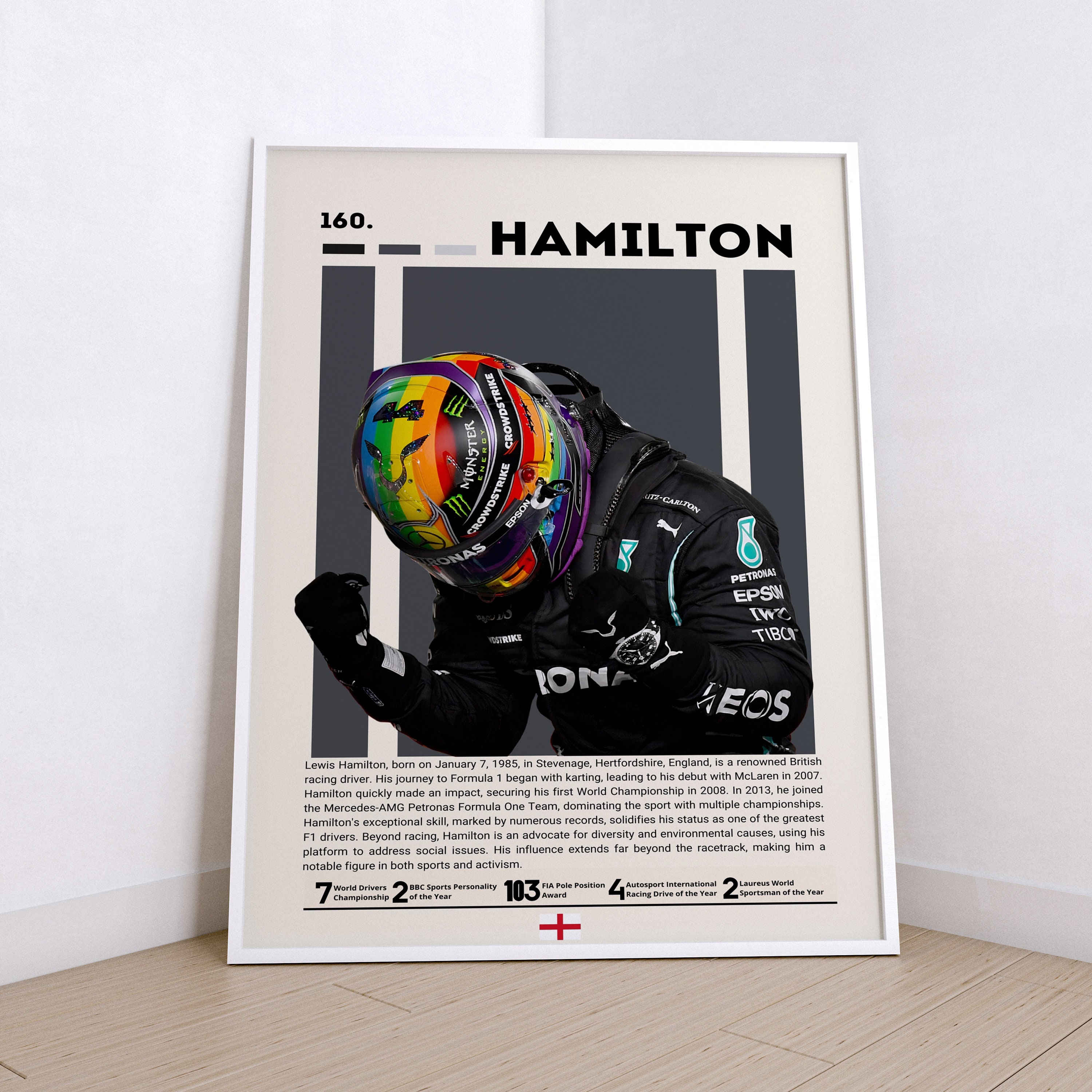 Lewis Hamilton Poster, Formula One Poster, F1 Racing Poster, Car Poster ...