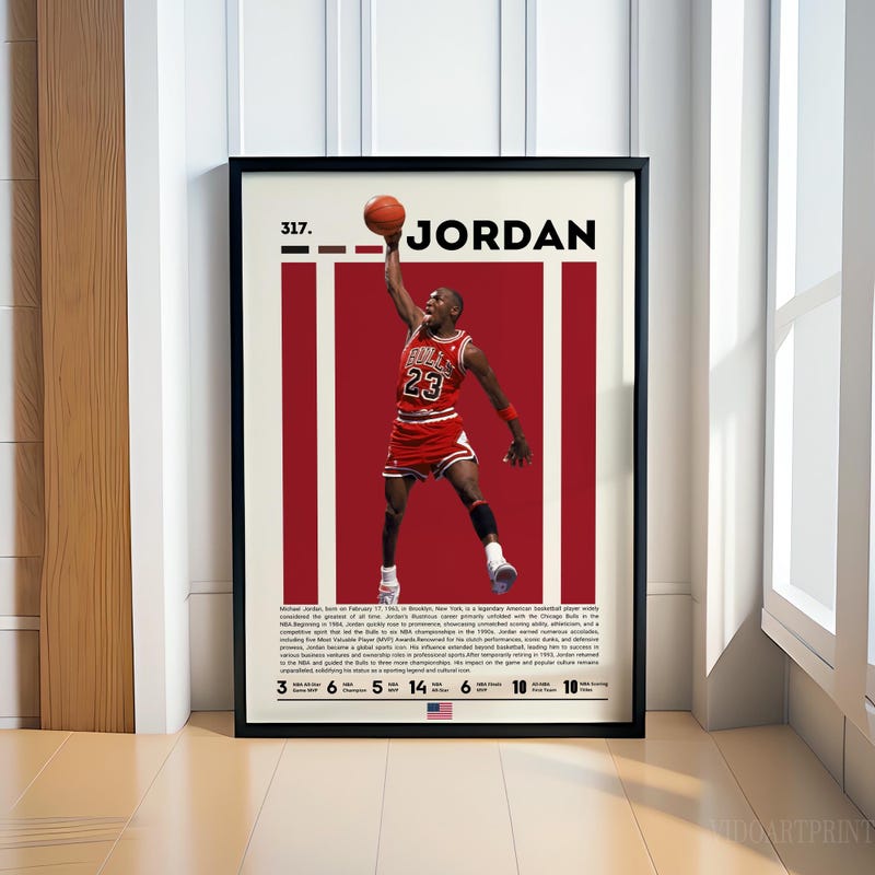Michael Jordan Poster - Etsy