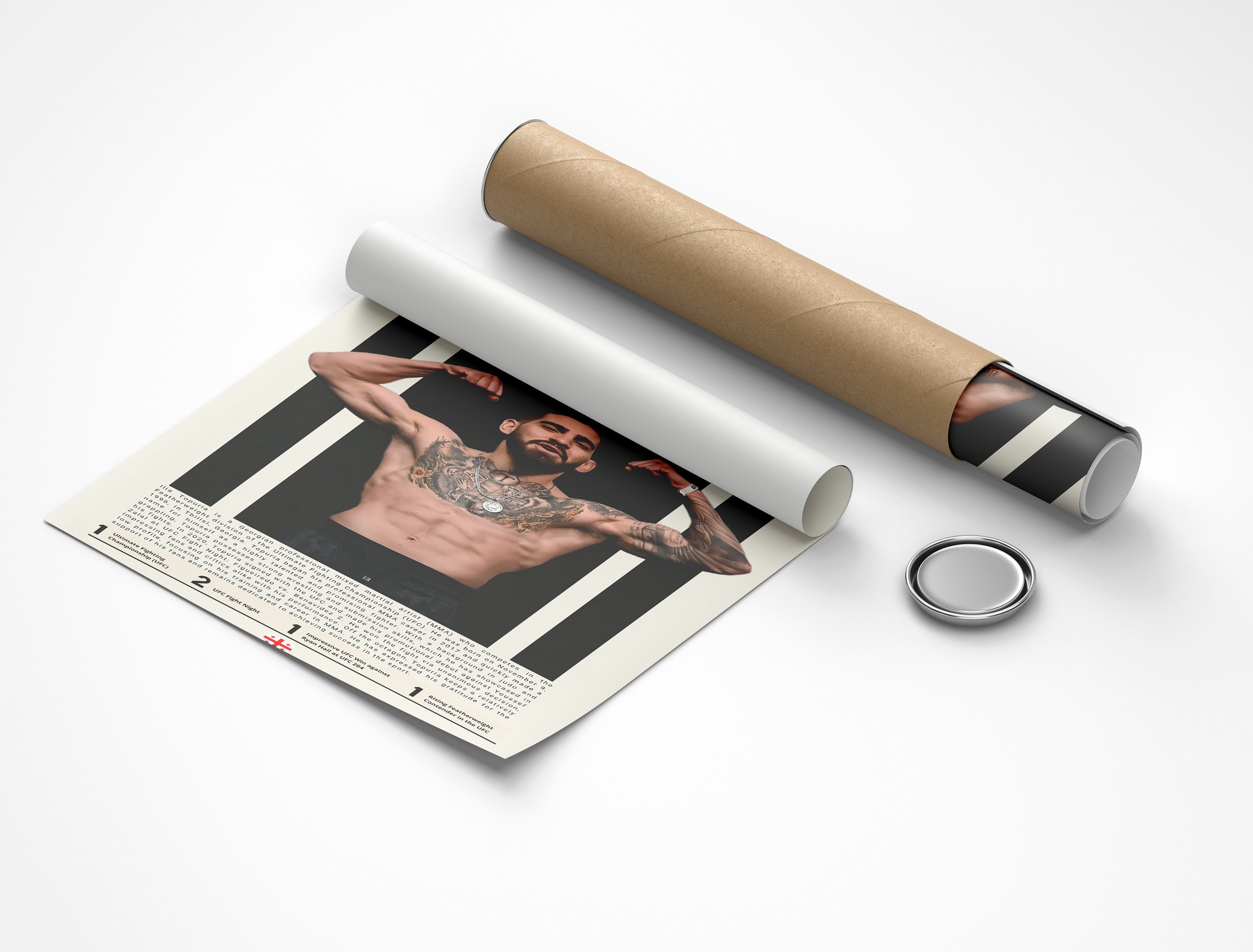 Ilia Topuria Poster, MMA Poster, Sports Poster, Motivational Poster ...