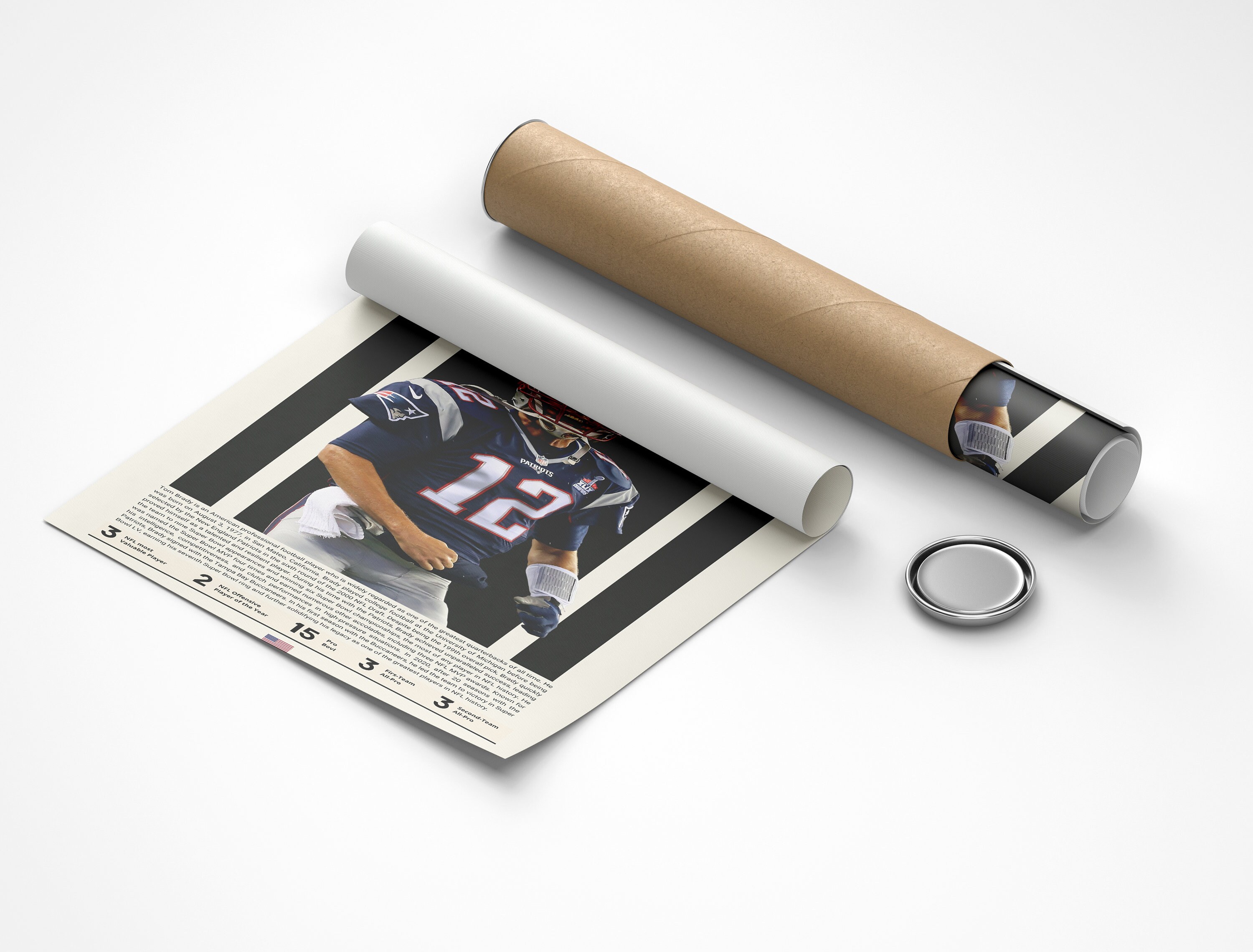 Tom Brady Poster, Football Poster, NFL Poster, Sports Poster, Football ...