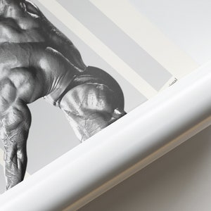 Kevin Levrone Poster, Bodybuilding Poster, Gym Posters, Motivational ...