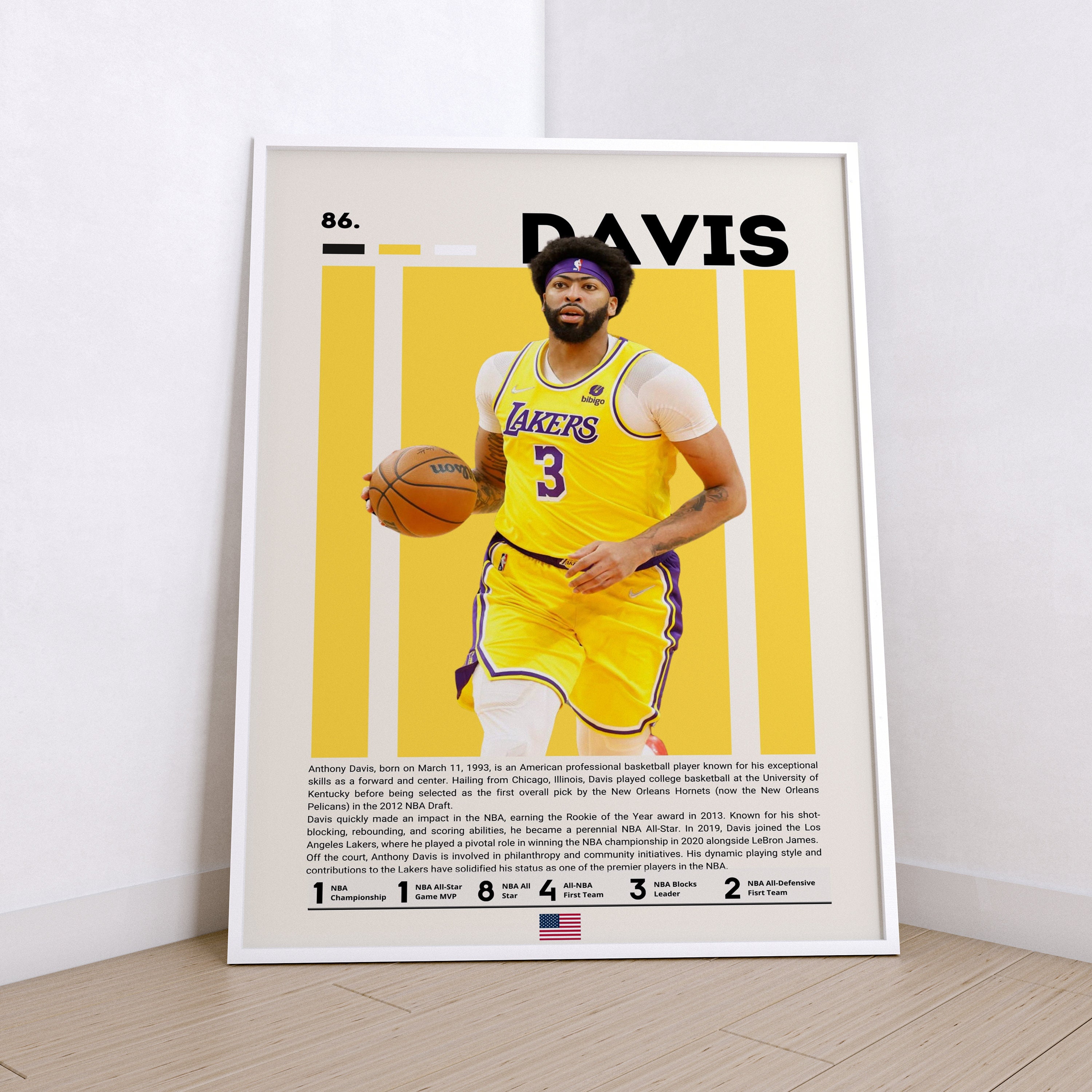Anthony Davis Poster Basketball Poster Sports Poster - Etsy