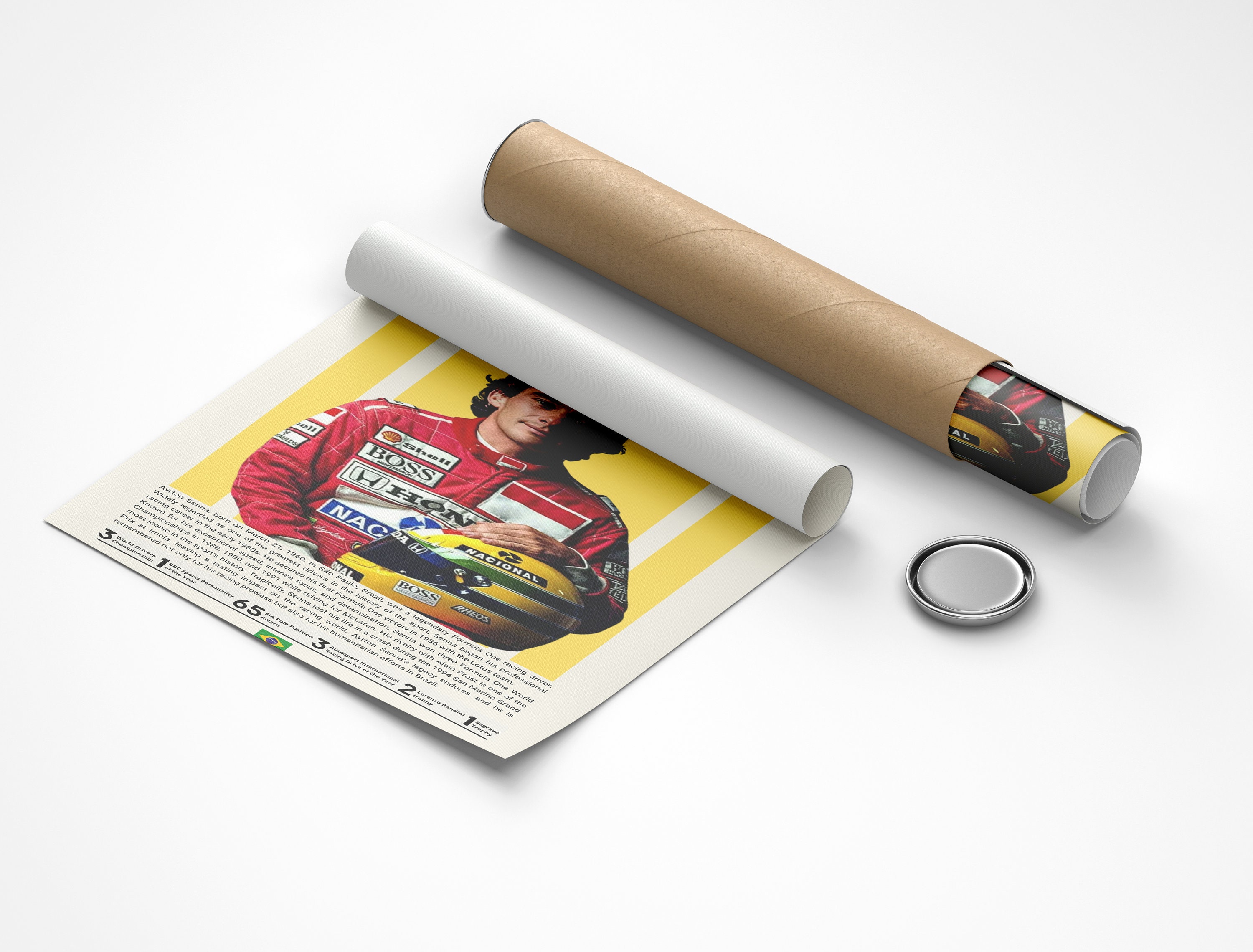 Ayrton Senna Poster, Formula One Poster, F1 Racing Poster, Car Poster ...