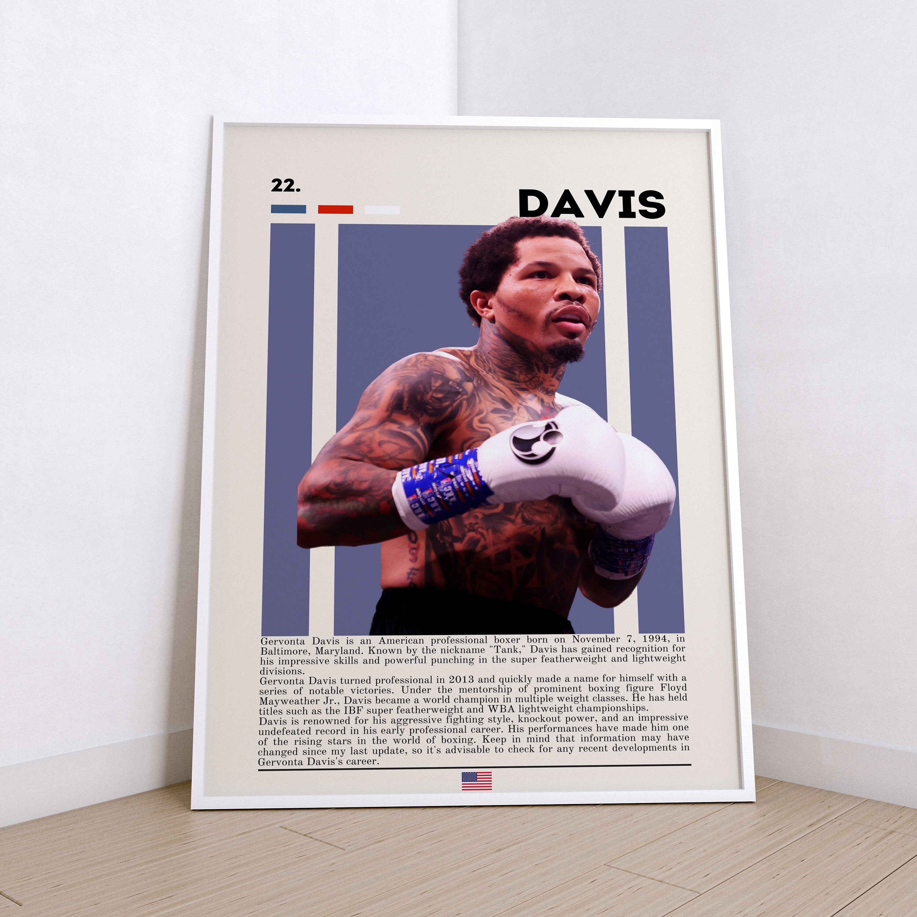 Gervonta Davis Poster, Boxing Poster, Sports Poster, Motivational ...