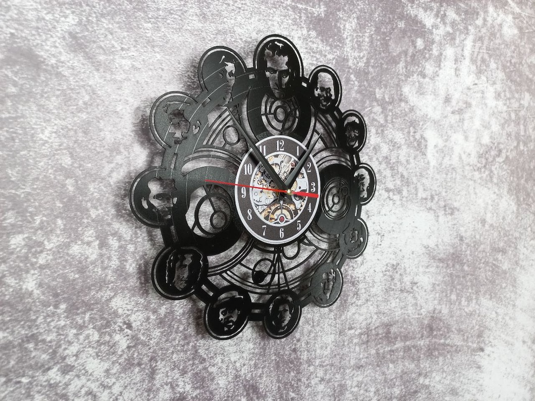 Vinyl Record Wall Clock Movie Theme Wall Art Bathroom - Etsy