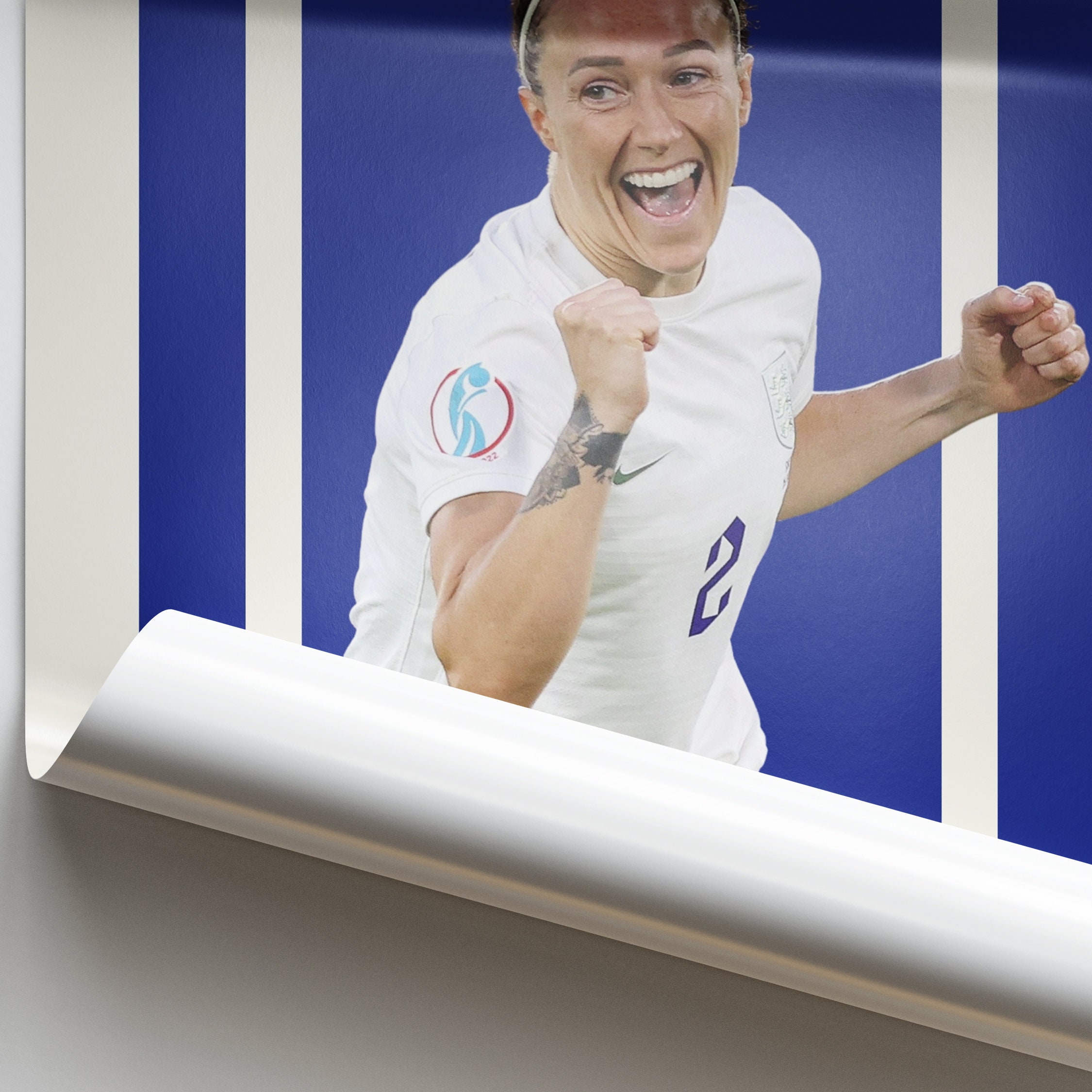 Lucy Bronze Poster, Digital Soccer Poster, Sports Poster, Motivational ...