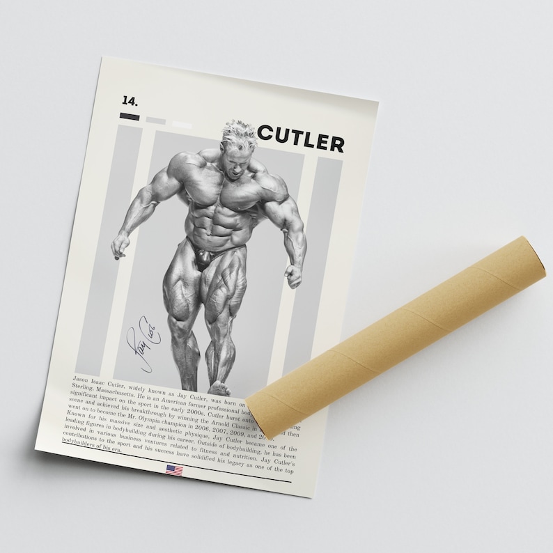 Jay Cutler Poster Bodybuilding Poster Sports Poster - Etsy