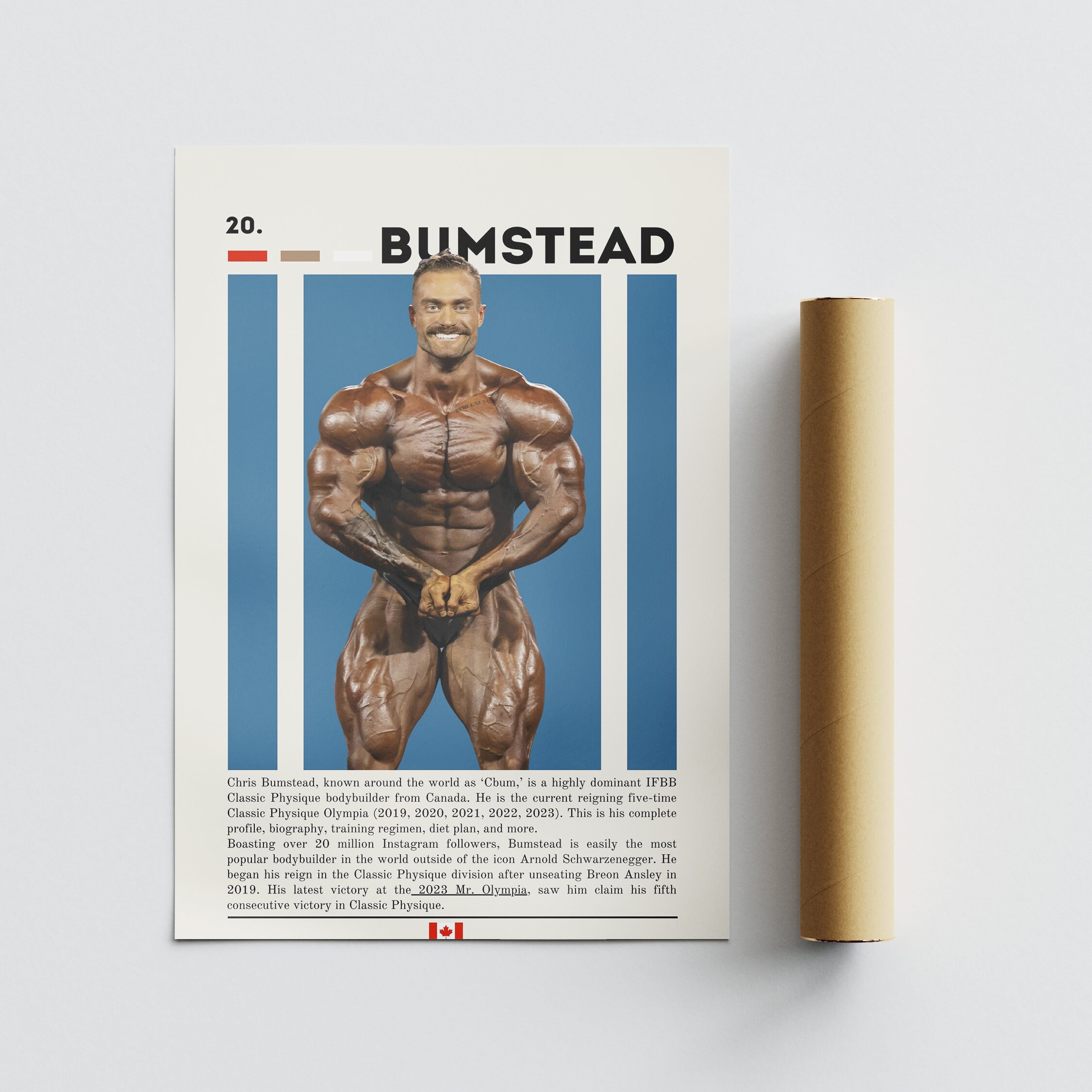 Chris Bumstead Poster Bodybuilding Poster Sports Poster - Etsy