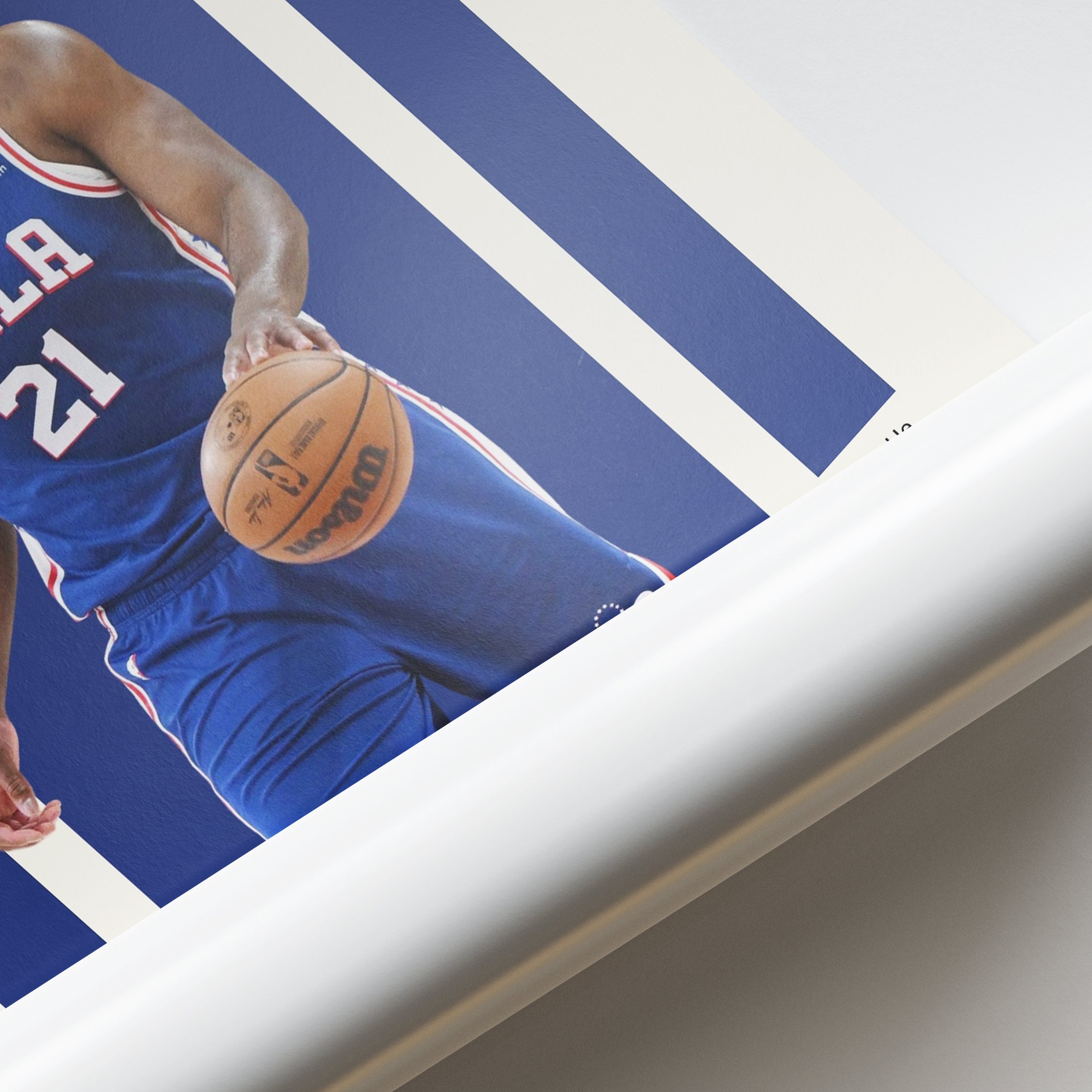 Joel Embiid Poster, Basketball Poster, Philadelphia 76ers Poster ...