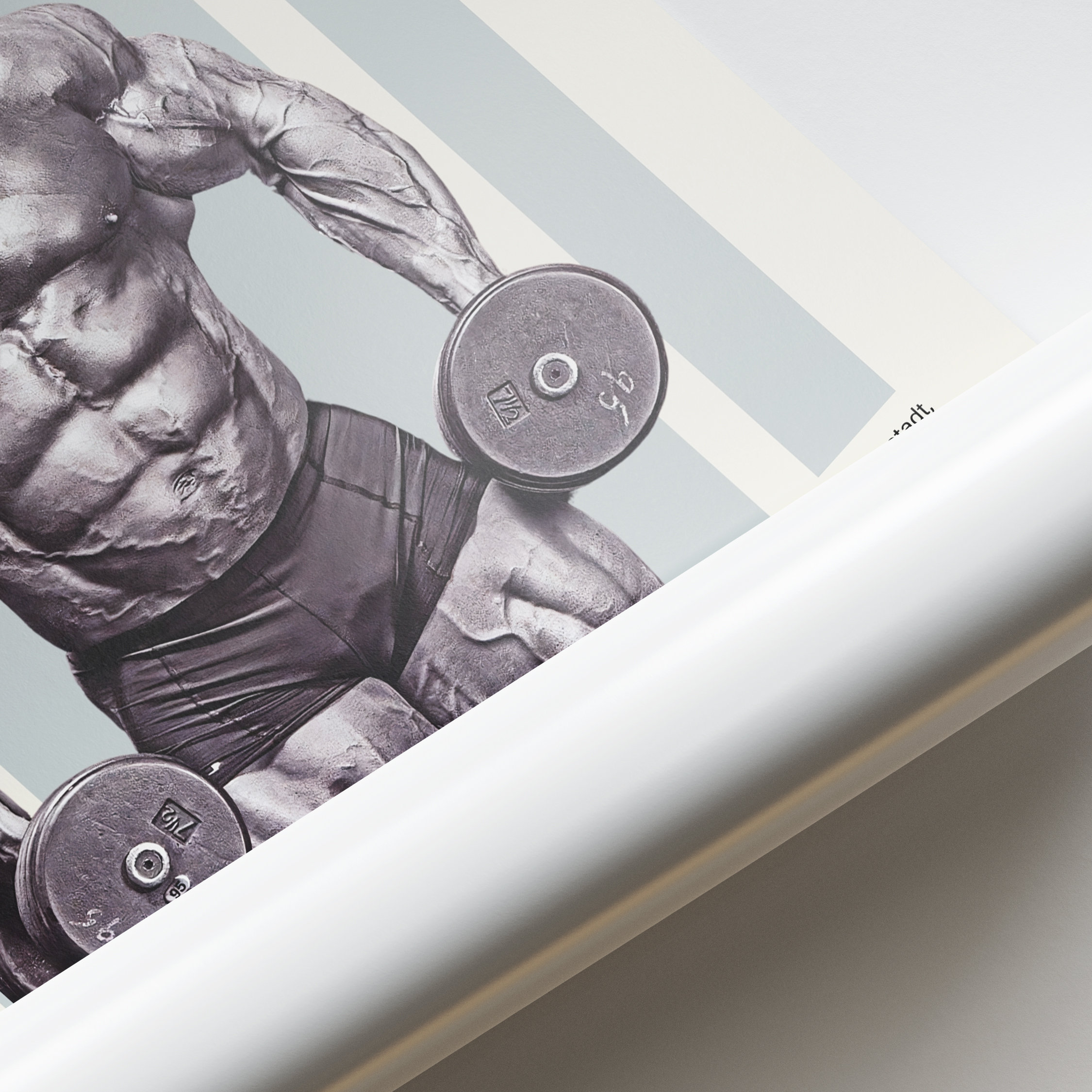 Markus Ruhl Poster, Bodybuilding Poster, Sports Poster, Motivational ...