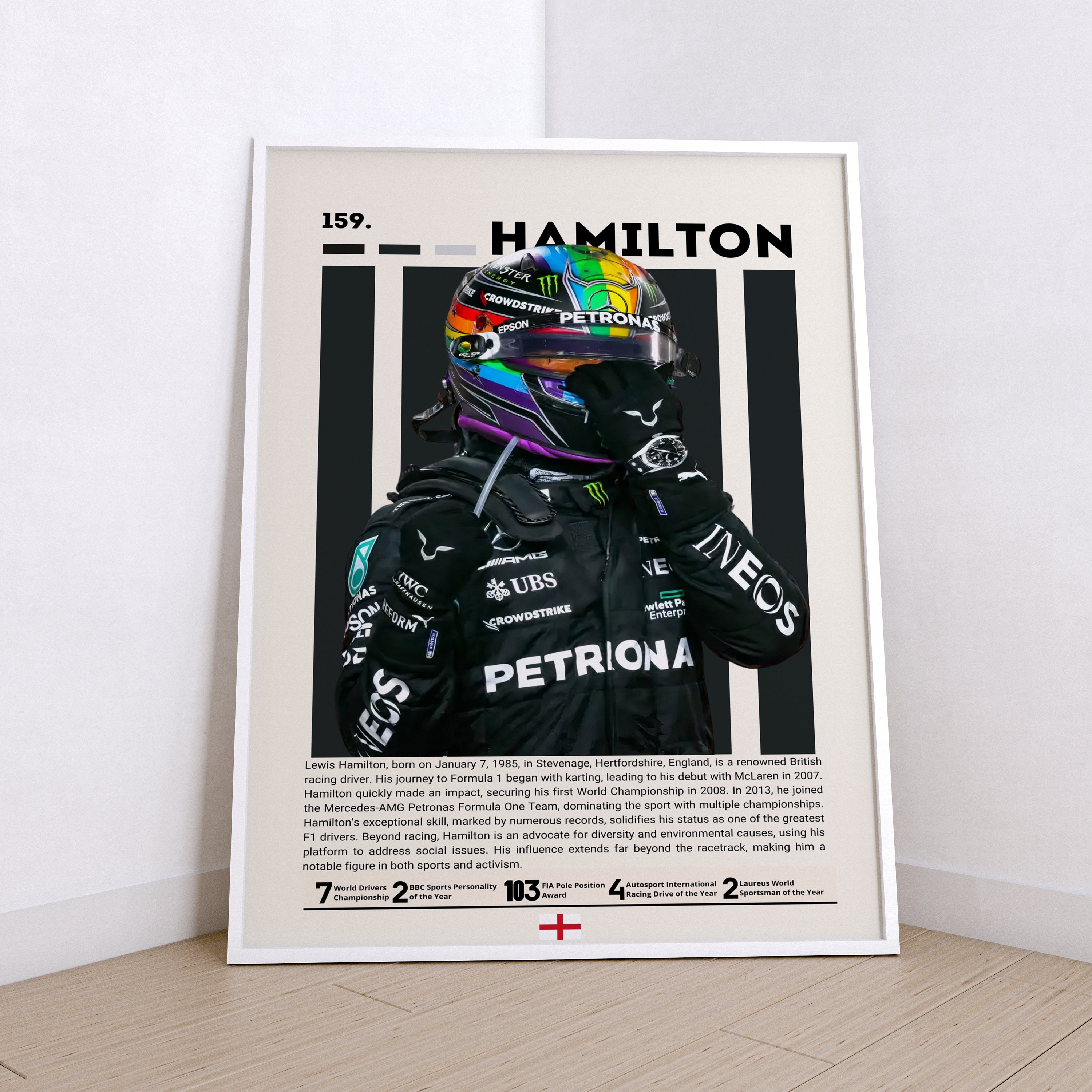 Lewis Hamilton Poster, Formula One Poster, F1 Racing Poster, Car Poster ...