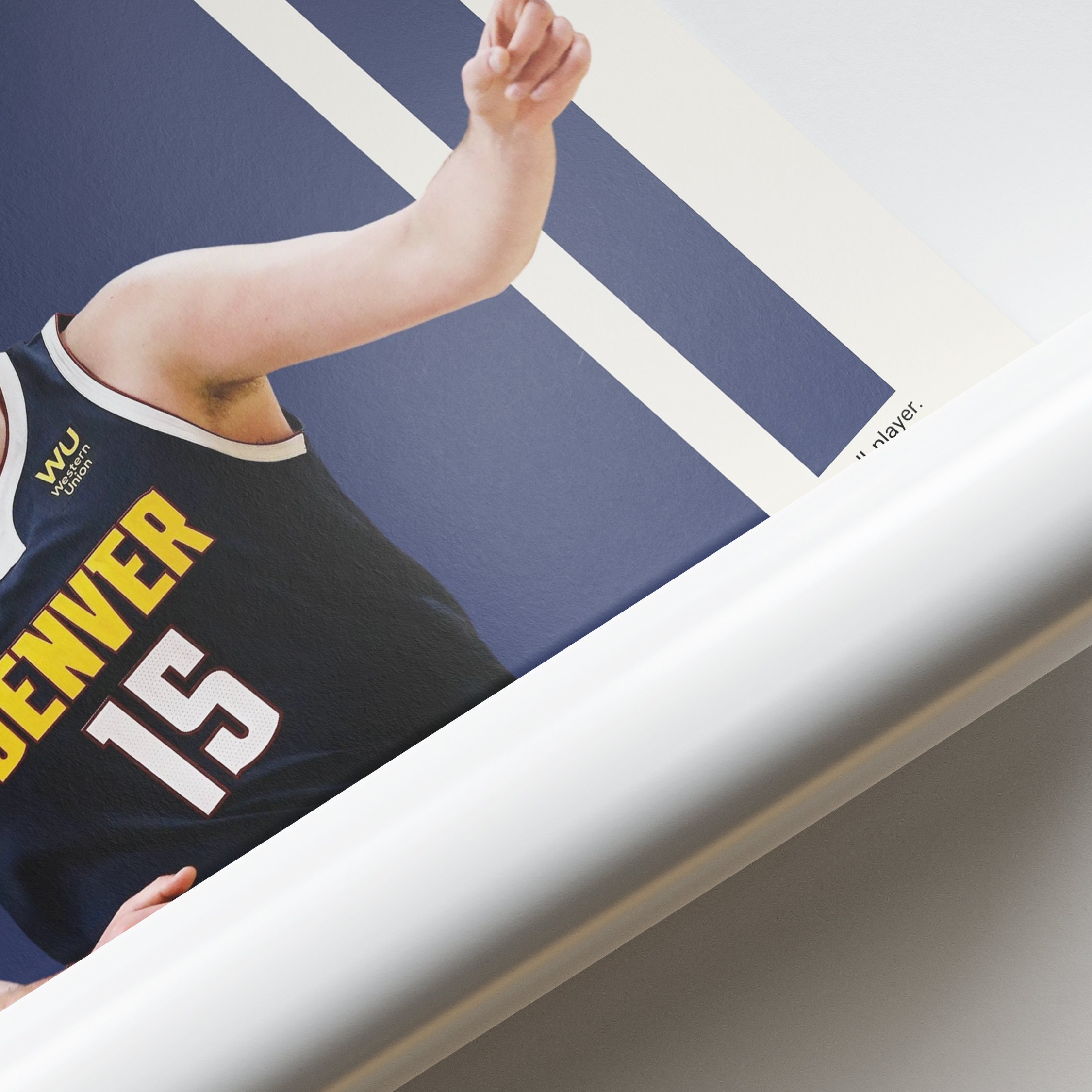 Nikola Jokic Poster, Basketball Poster, Denver Nuggets Poster ...