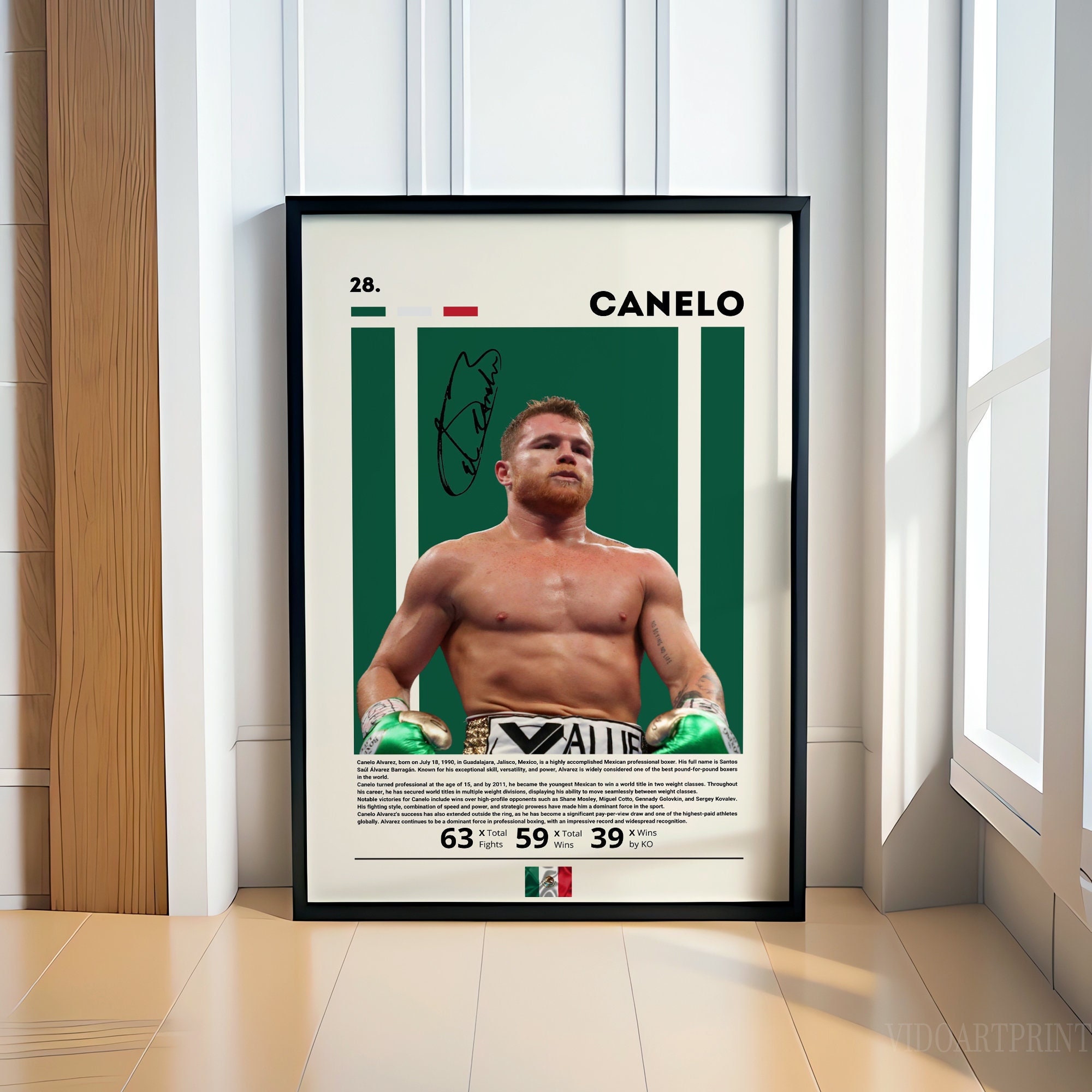 Canelo Alvarez Poster, Boxing Poster, Sports Poster, Motivational ...