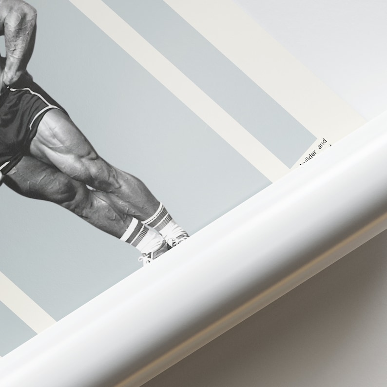 Mike Mentzer Poster, Bodybuilding Poster, Gym Posters, Motivational ...
