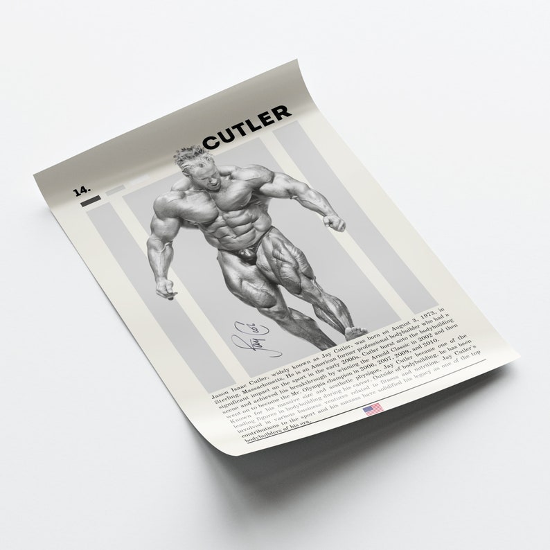 Jay Cutler Poster Bodybuilding Poster Sports Poster - Etsy