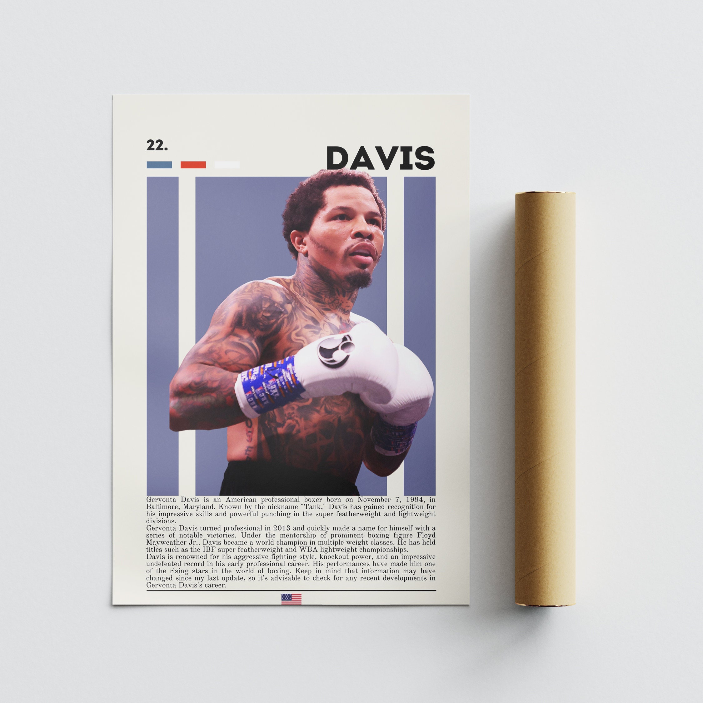 Gervonta Davis Poster, Boxing Poster, Sports Poster, Motivational ...
