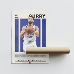 Stephen Curry Poster, Basketball Poster, Golden State Poster ...