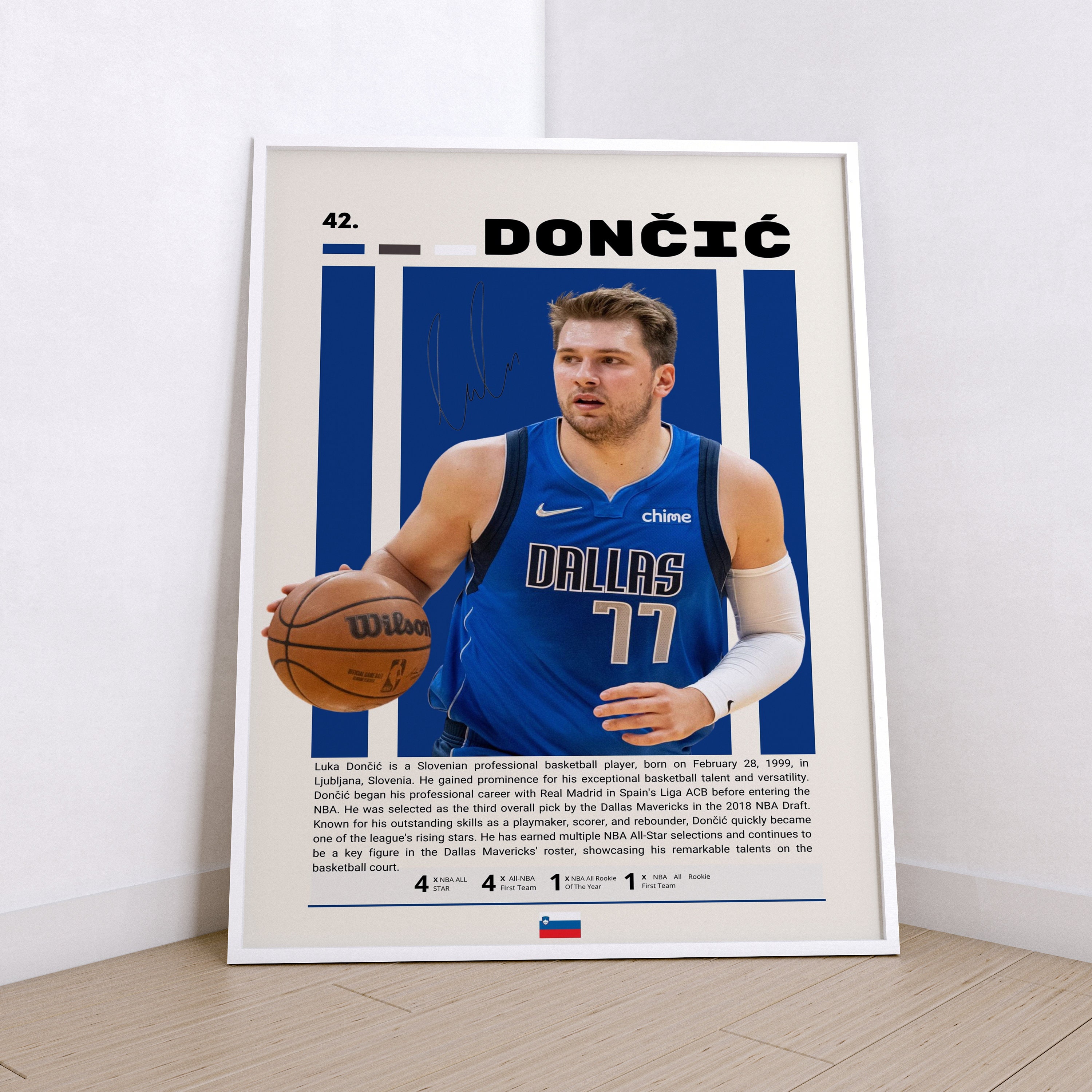 Luka Doncic Poster, Basketball Poster, Dallas Mavericks Poster ...