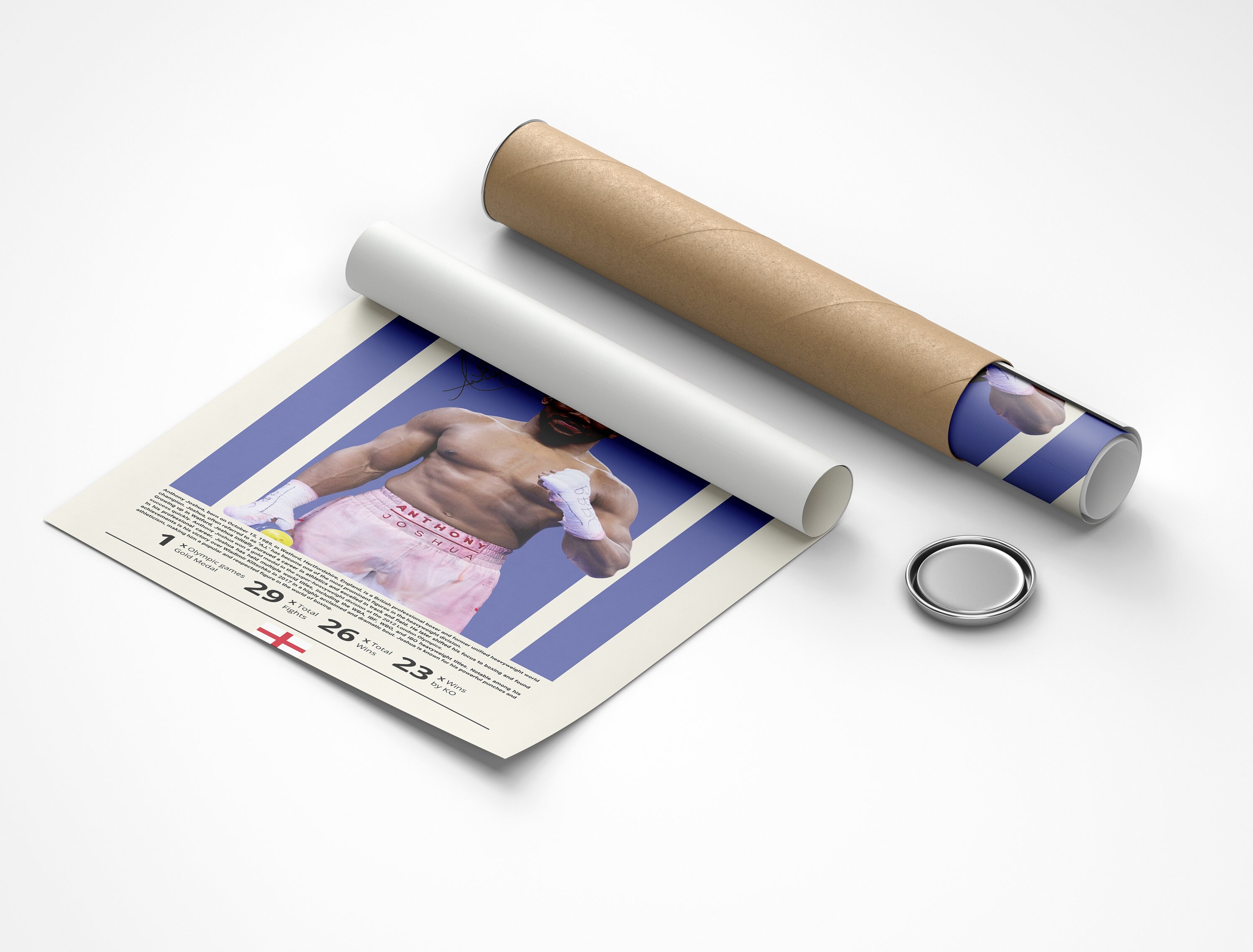 Anthony Joshua Poster, Boxing Poster, Sports Poster, Motivational ...